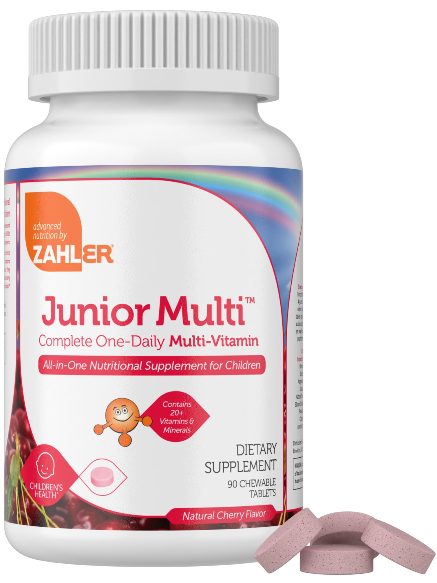 Zahler Kids Multivitamin Chewables for Children 4+ with 20+ Vitamins ...
