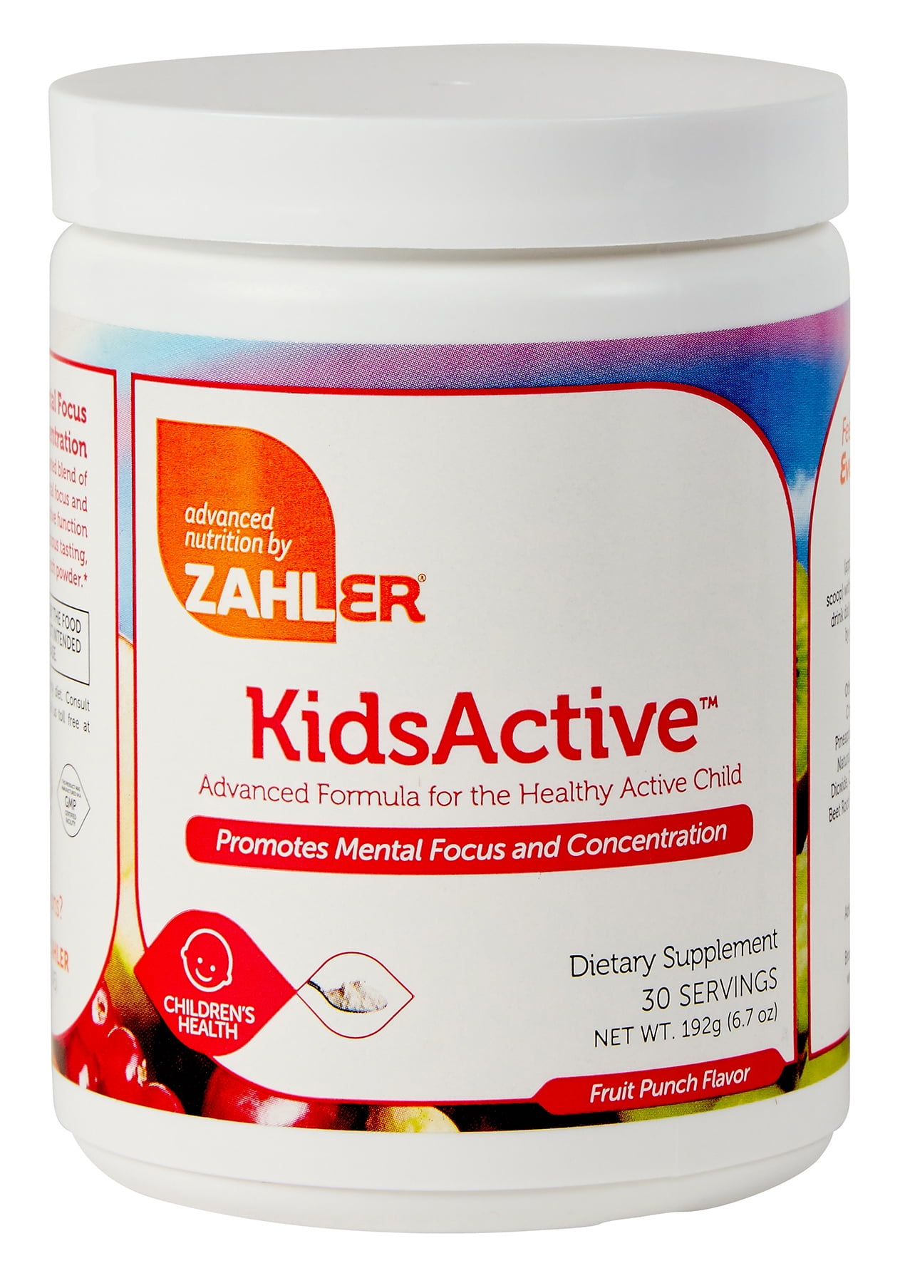 Zahler KidsActive, Children's ADHD Health Vitamin, Natural, Kosher, 30 ...