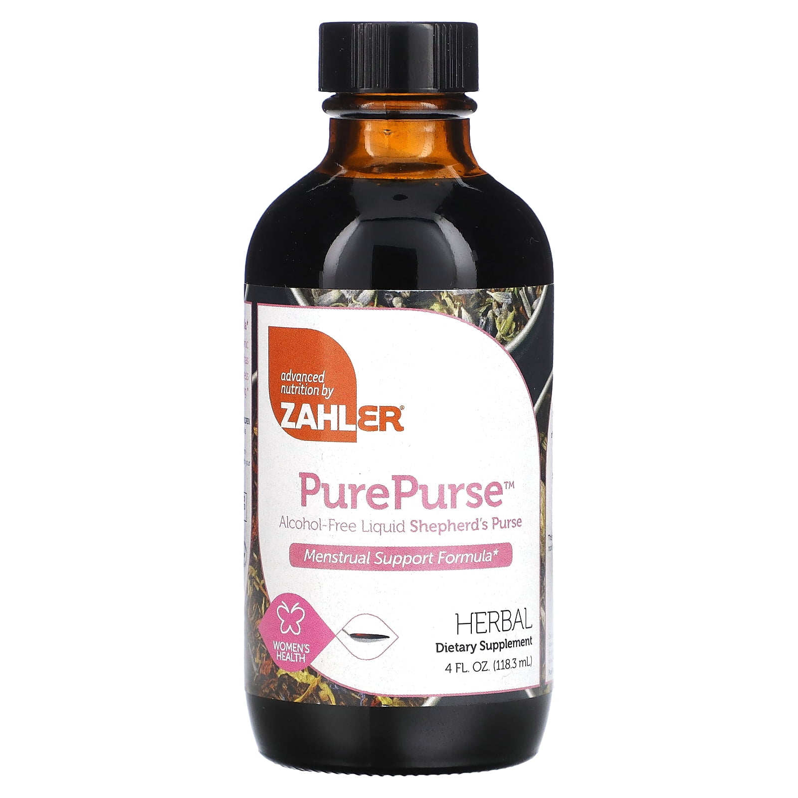 Zahler PurePurse, Liquid Shepherd's Purse Supplement, Menstrual Support ...