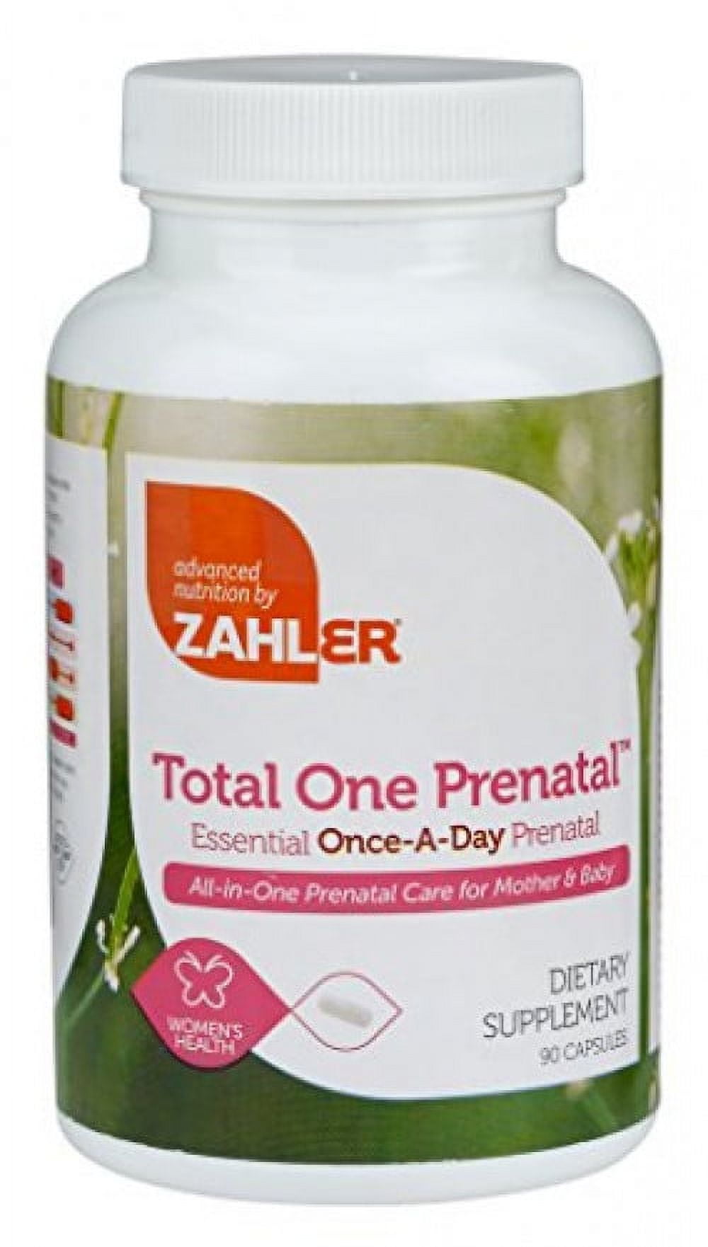 Zahler Total One Prenatal Essential Once-Daily Prenatal 90 Capsules ...