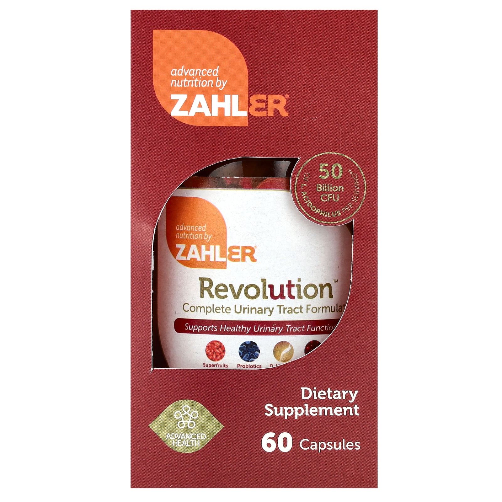 Zahlers UTI Revolution, Infection Medicine with D-Mannose, Cranberry ...