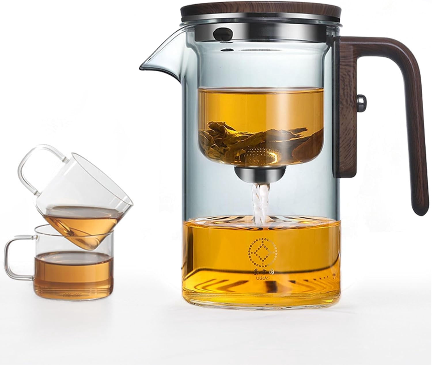 Zahyra Magic Teapot, Enchanti Tea Teapot with Strainer, Zahyra Glass ...