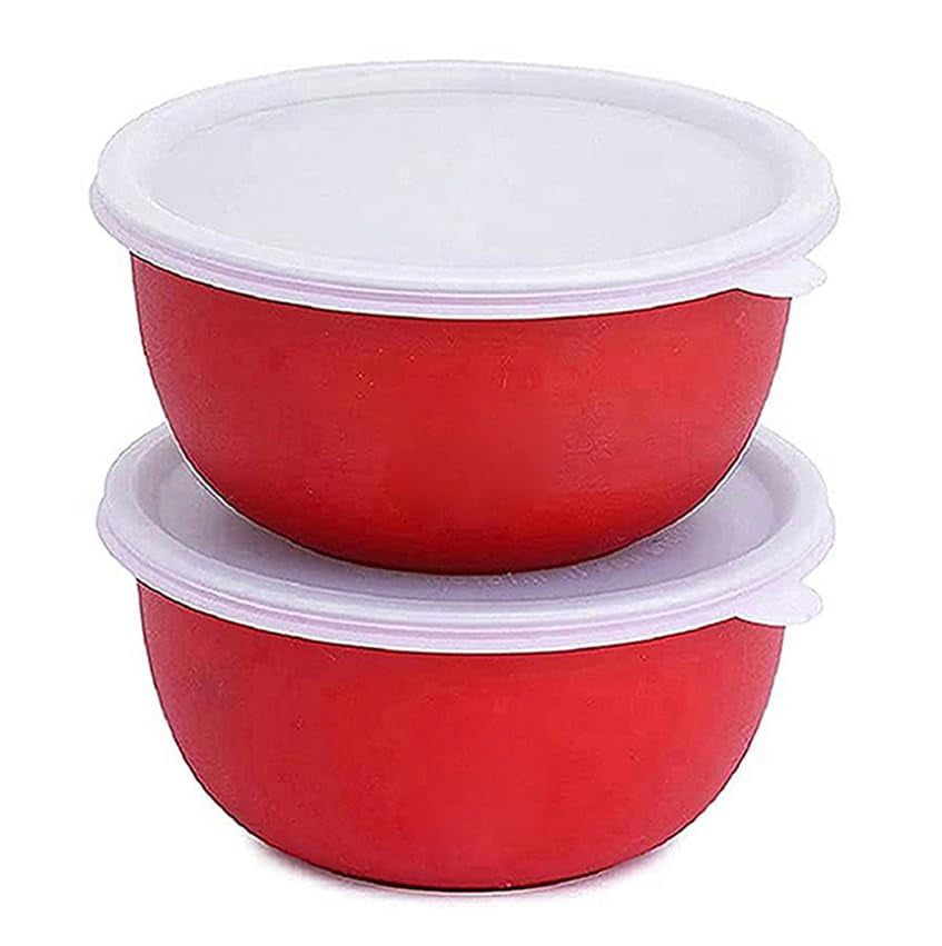 Zaib Stainless Steel Containers Microwave Safe Mixng Bowl Serving Bowl ...