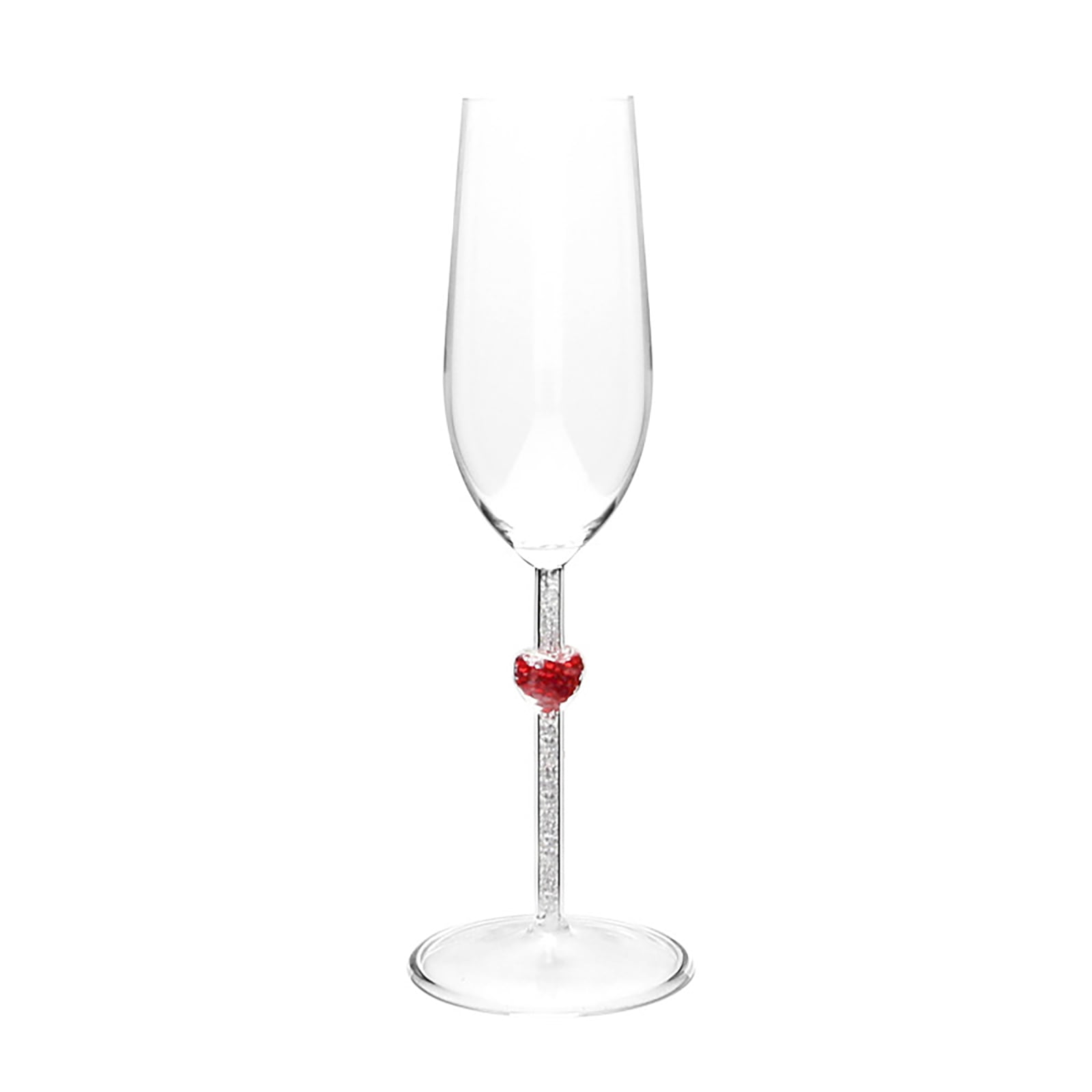 Zainafacai Champagne Flutes Heart Shaped Bar Champagne Cup Valentine's ...