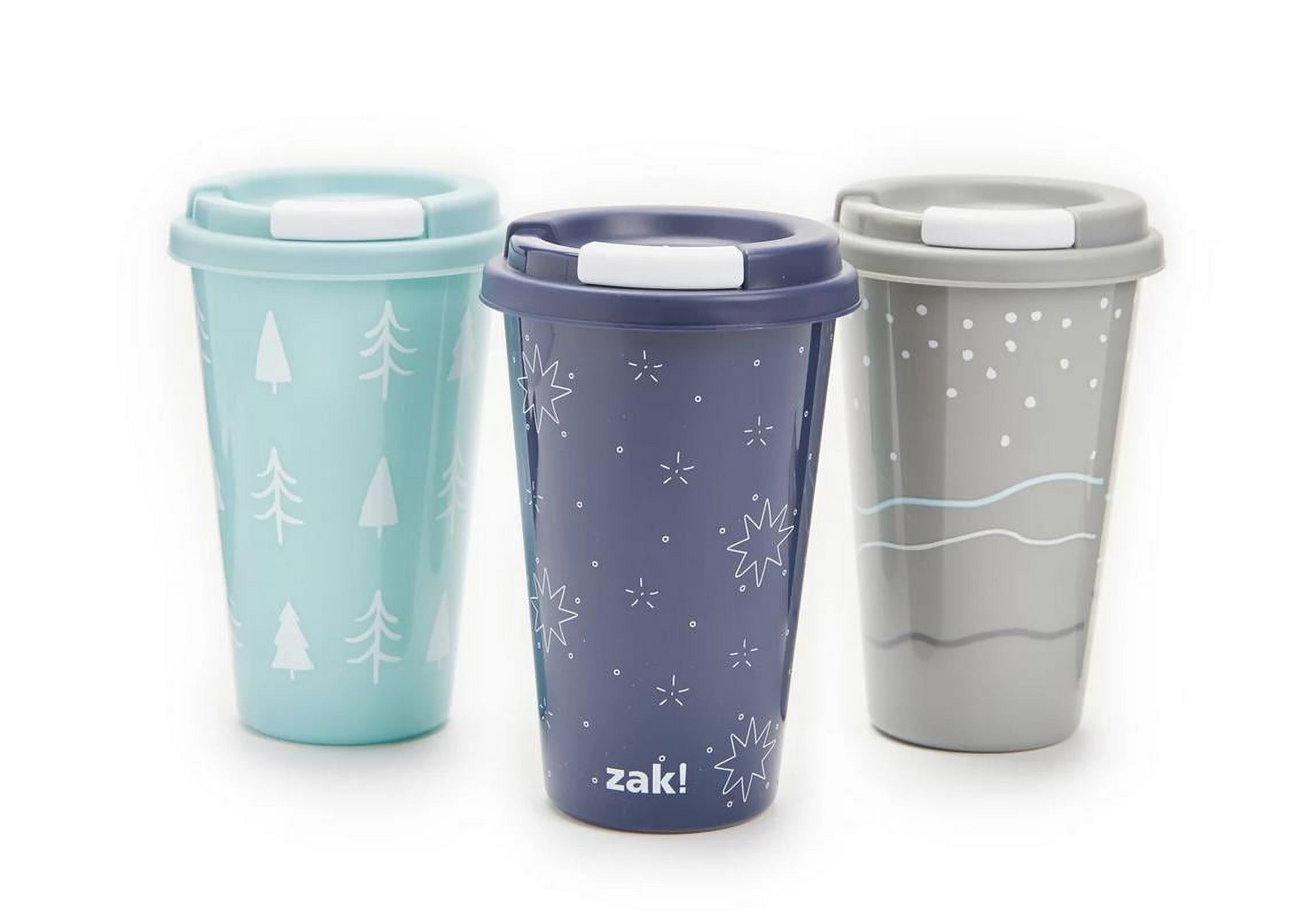 Zak! Blue 3-Piece Holiday Tumbler Set, 16.5 Oz. - Walmart.com