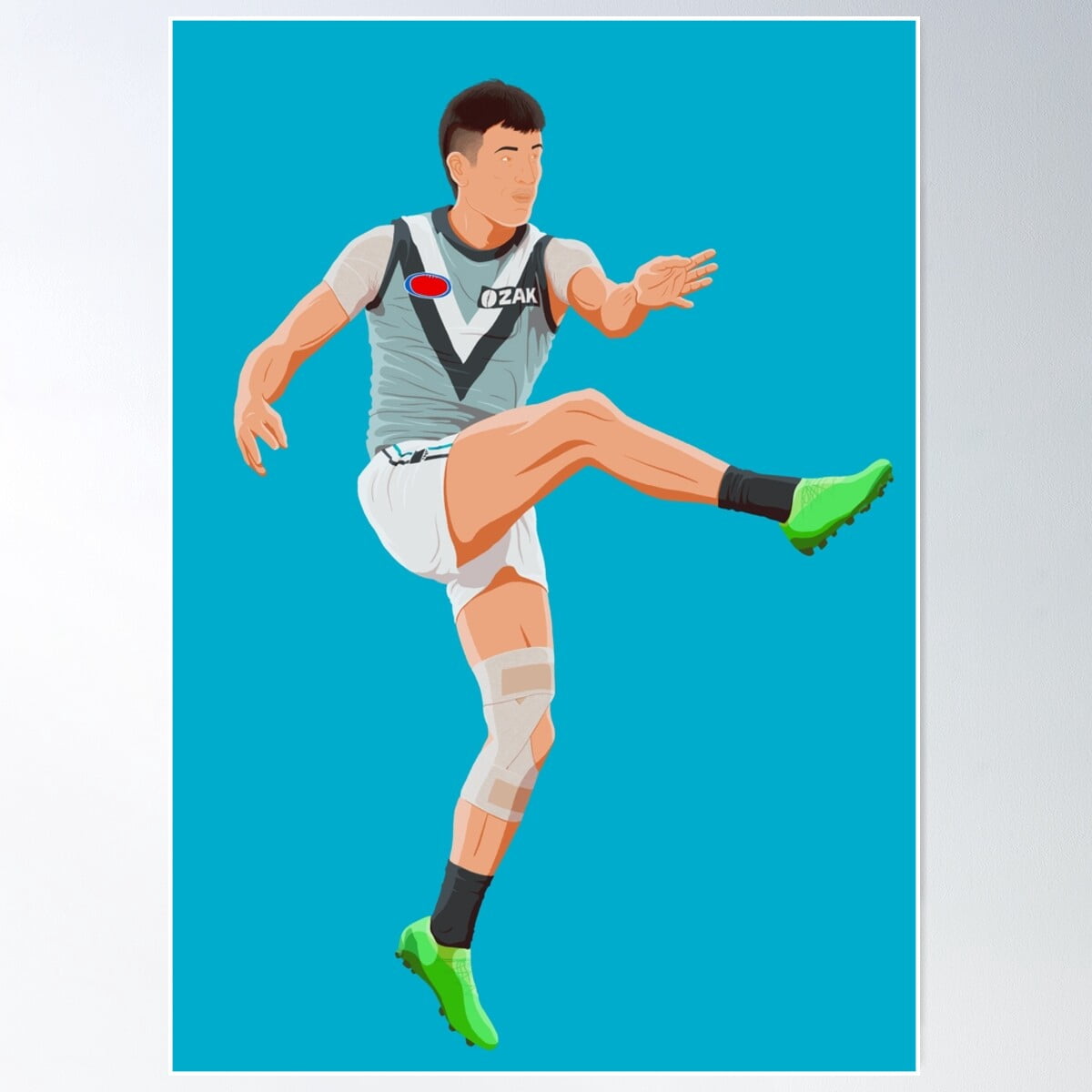Zak Butters - Port Adelaide Power - Australian Football / Afl Poster ...