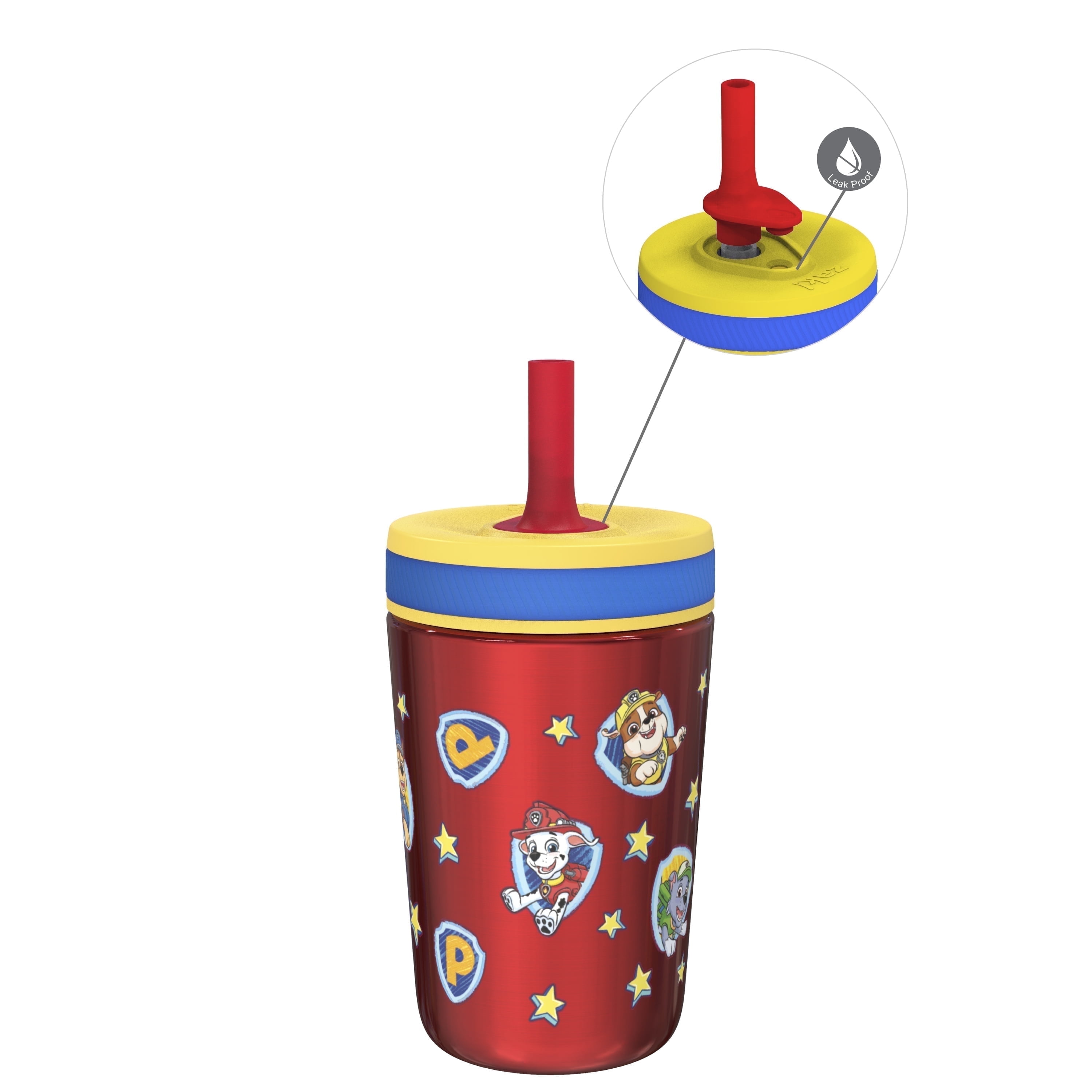 Zak Designs 12oz PAW Patrol Kelso Toddler Cups For Travel or At Home ...
