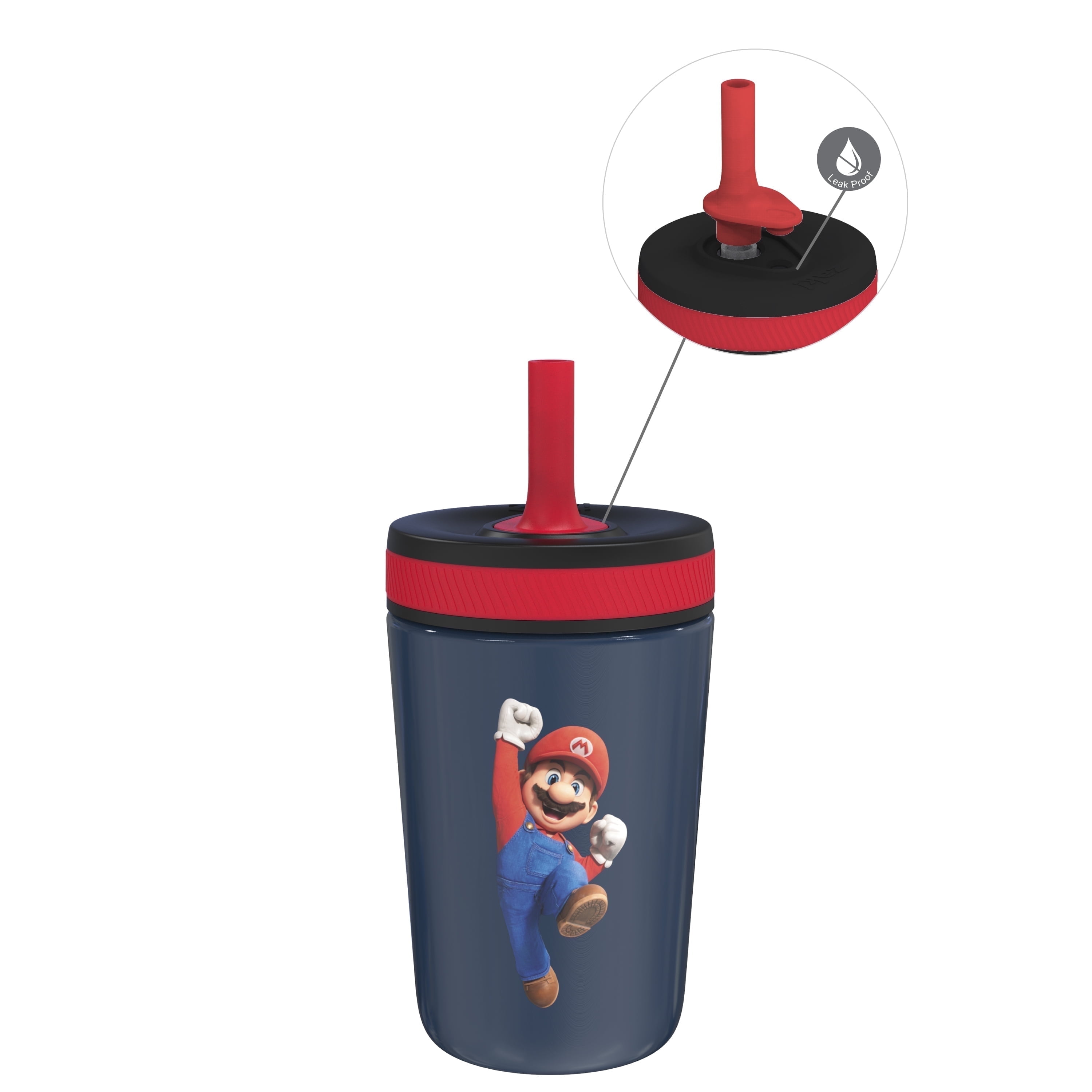 Zak Designs 12oz The Super Mario Bros. Movie Kelso Toddler Cups For ...