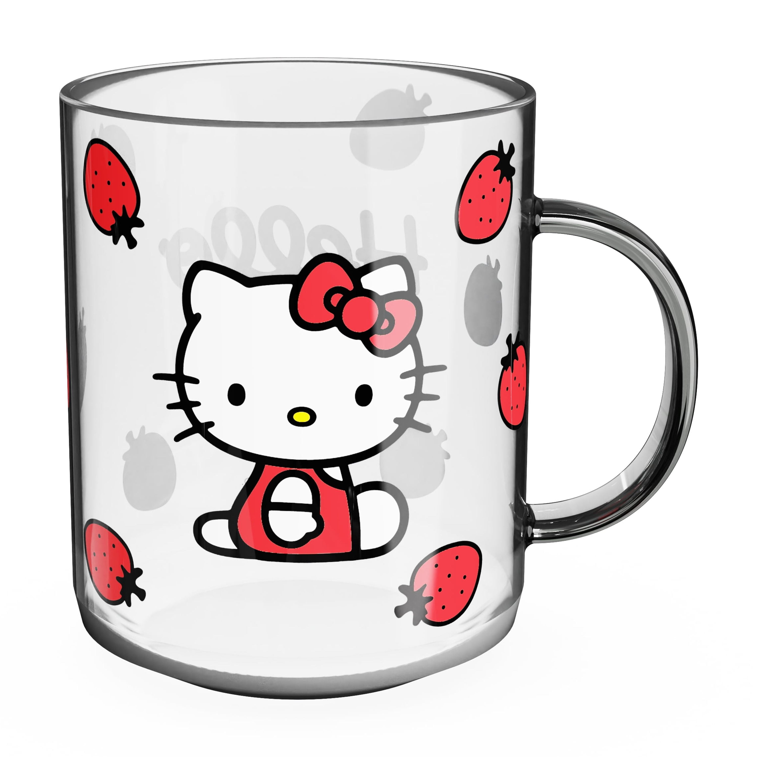 Zak Designs 15.5oz Hello Kitty Glass Kaya Mug - Walmart.com