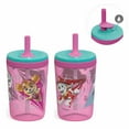 Zak Designs 15oz Paw Patrol Kelso Travel Straw Tumbler Plastic and ...