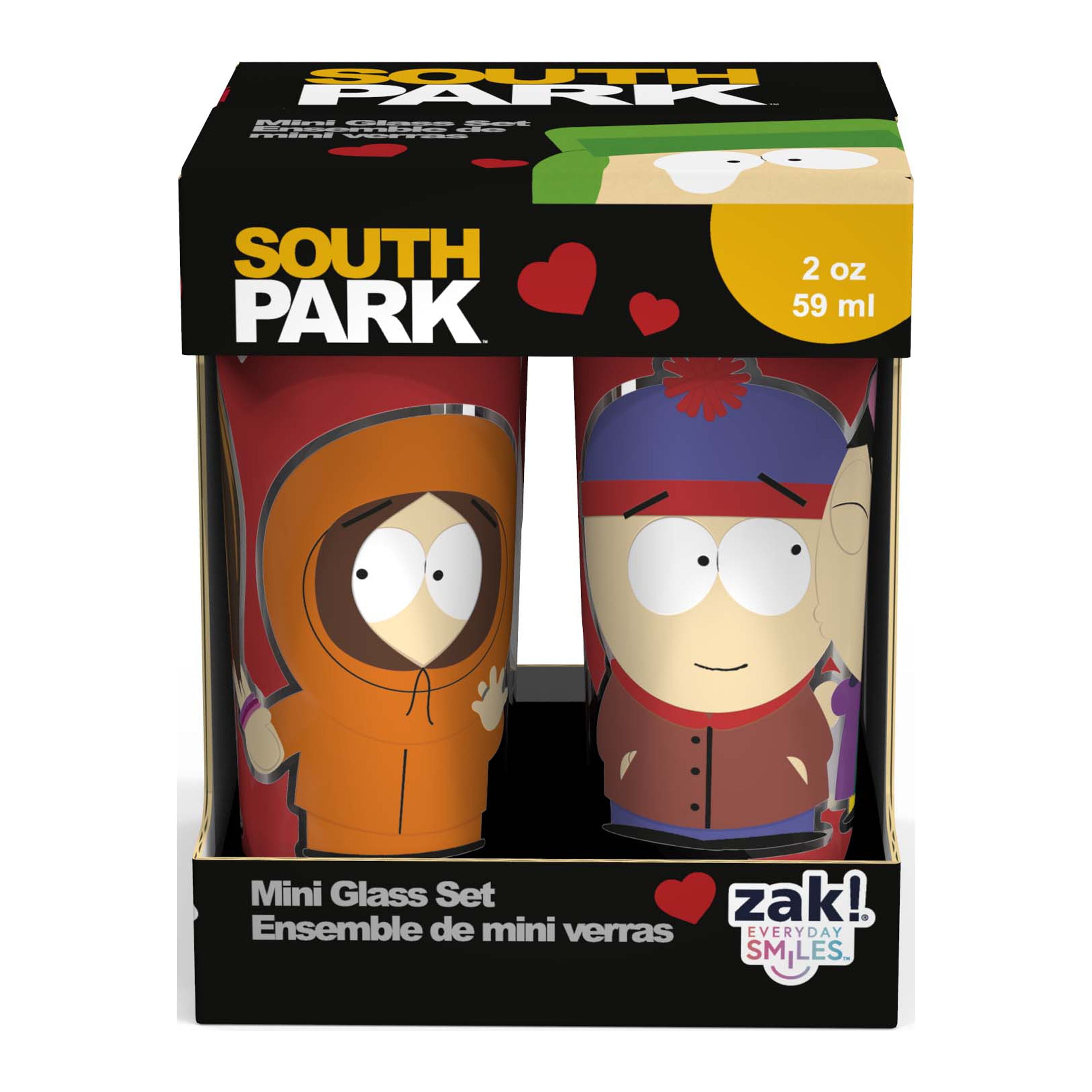 Zak Designs 2 Ounce 4-piece Valentine Mini Glass set, South Park ...