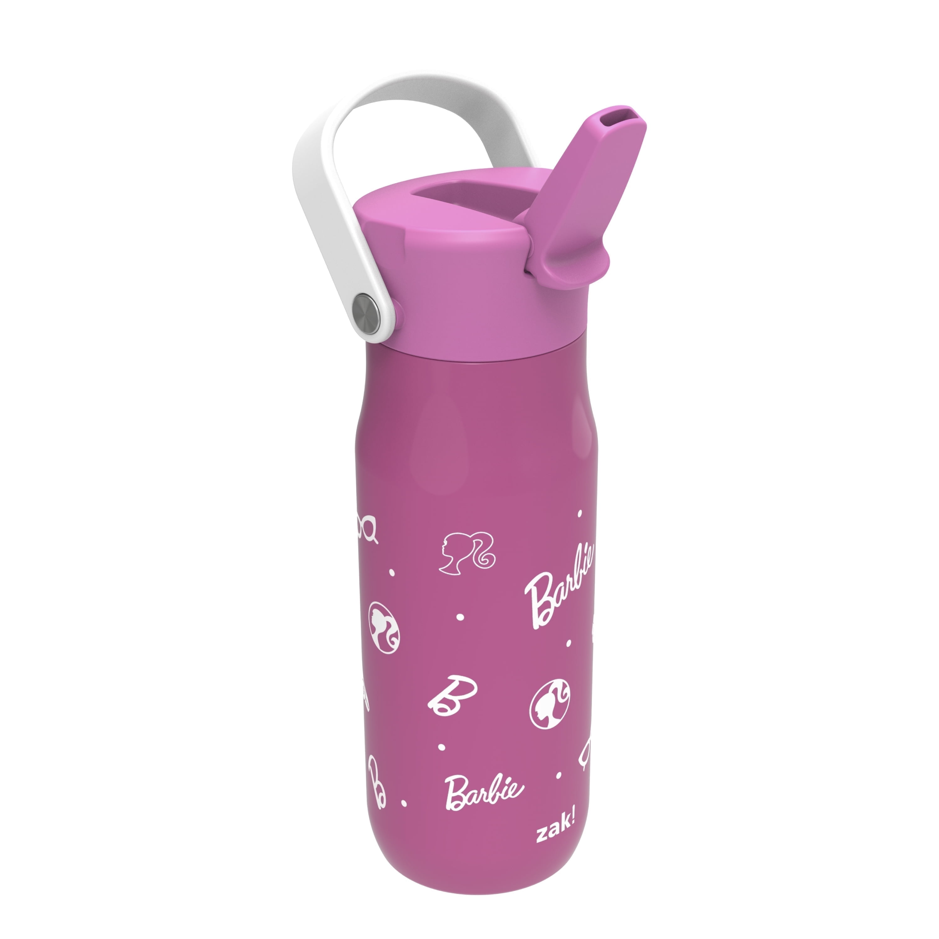 Zak Designs 20oz Stainless Steel Barbie Water Bottle Vacuum Insulated ...