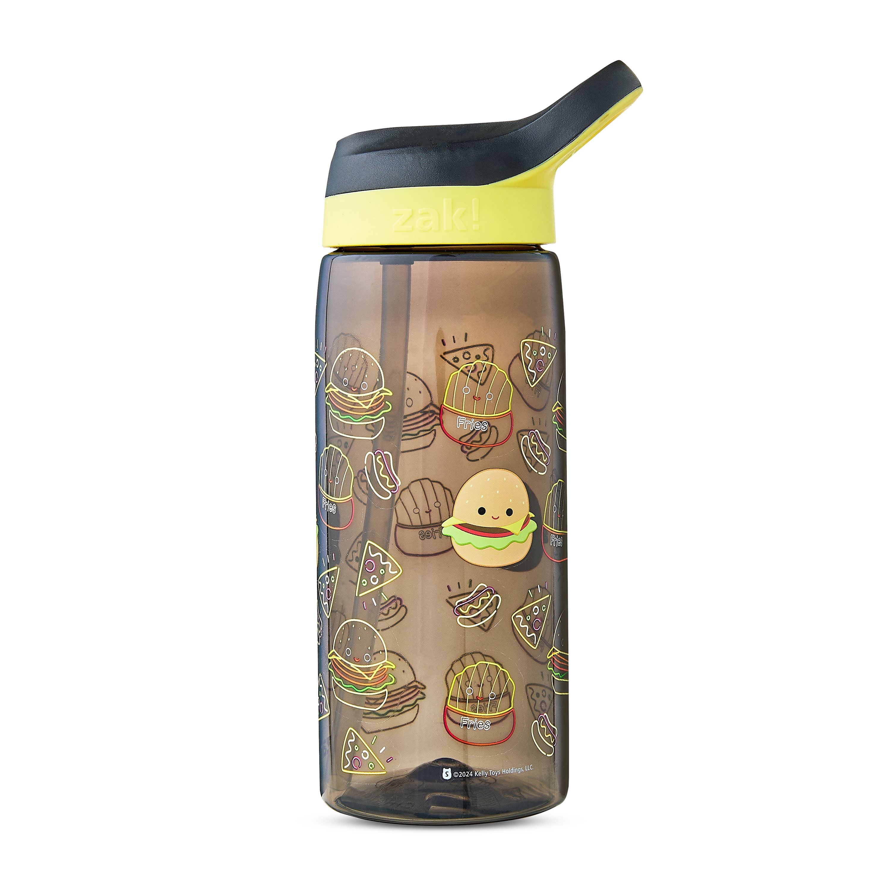 Zak Designs 25oz Squishmallows Kids Straw Water Bottle, Durable Plastic ...