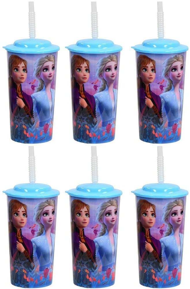 Zak Designs 6-Pack Disney Frozen 2 16oz Reusable Sports Tumbler ...