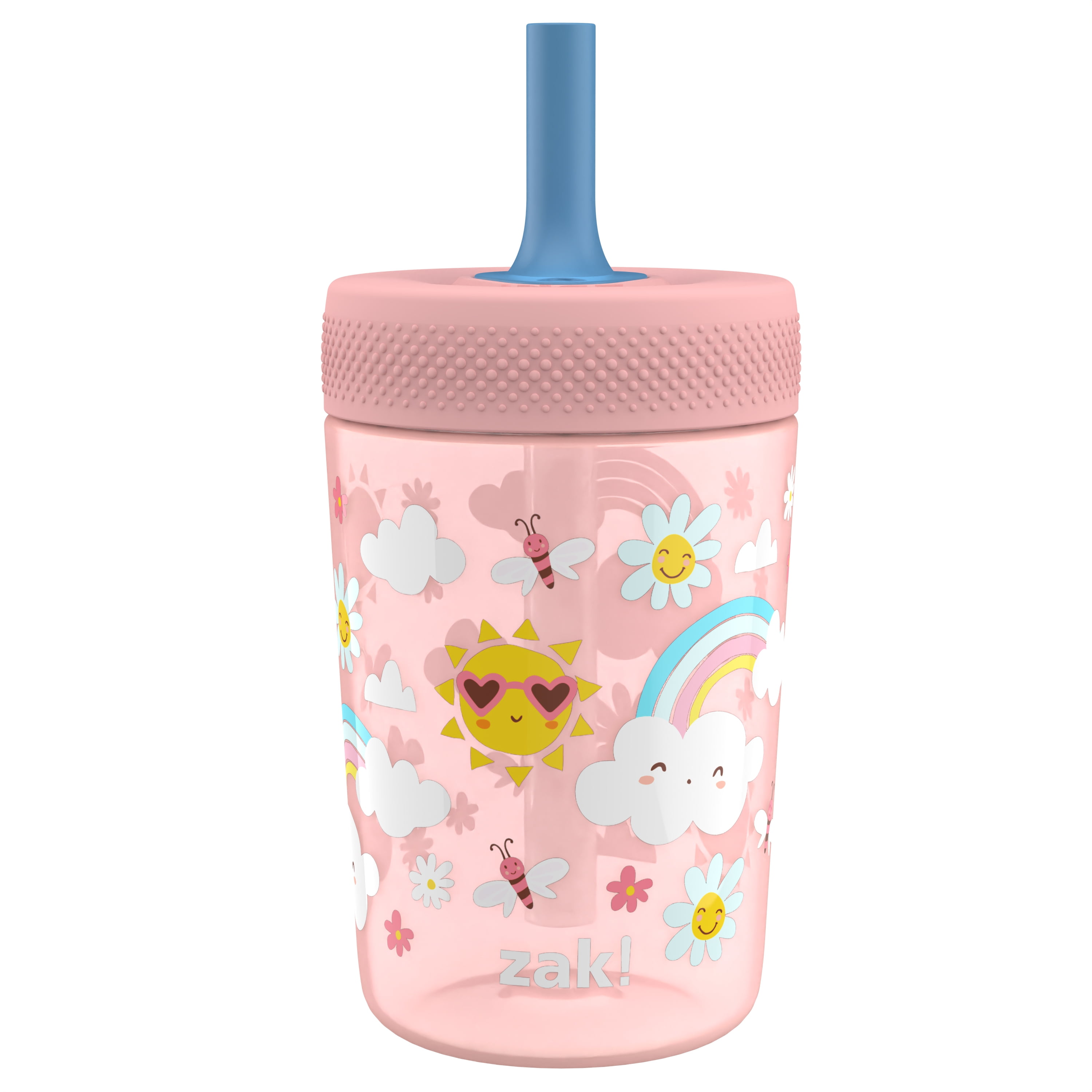 Zak Designs Kids Tumbler 12oz Durable Easy to Hold Sunshine and ...