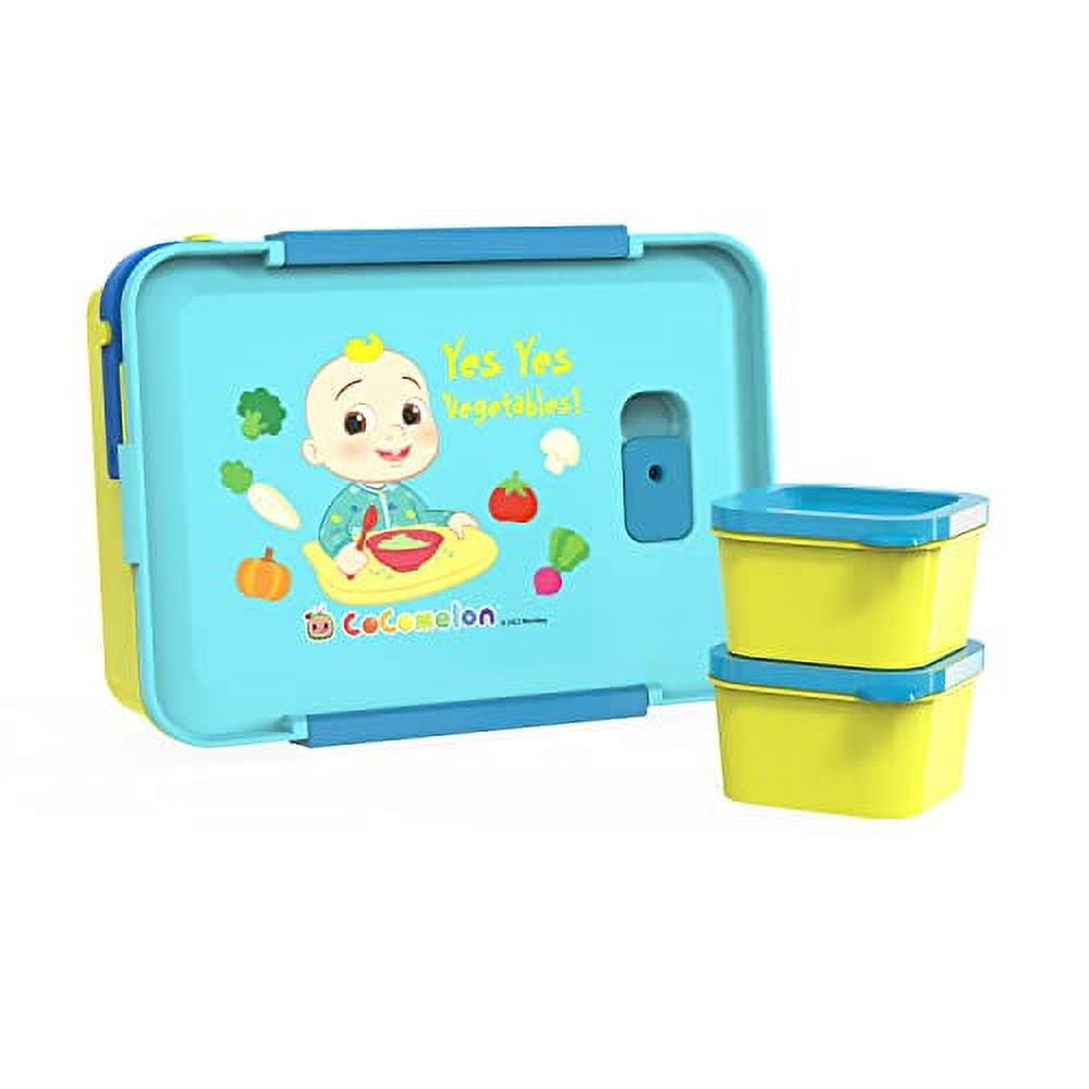 Zak Designs CoComelon Reusable Plastic Bento Box with Leak-Proof Seal ...