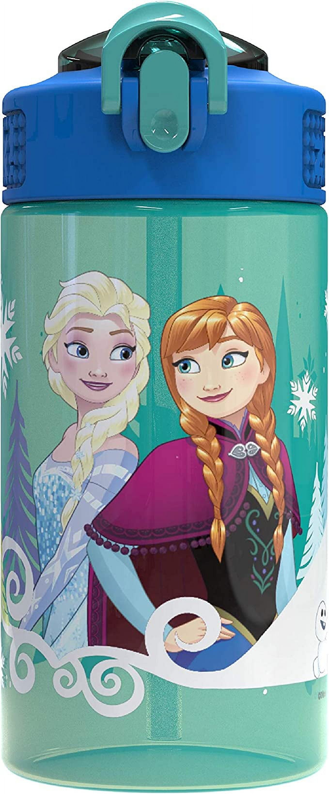 Zak Designs Disney Frozen 16 ounce Water Bottle, Anna & Elsa - Walmart.com