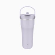 Leak-proof 40 oz Tumbler with Handle and Carrier Bag, Spill-proof ...