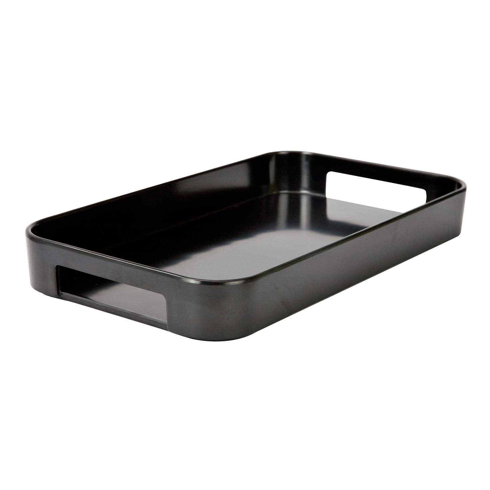 Zak Designs Skinny Gallery Melamine Serving Tray, Easy to Hold and ...