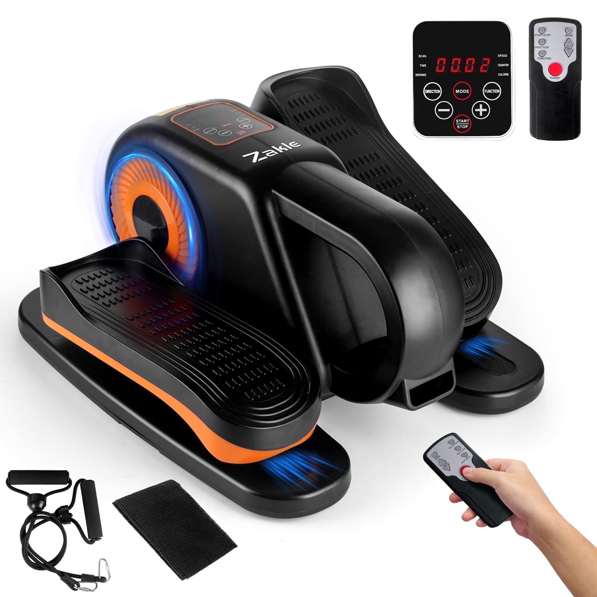 Zakle Under Desk Elliptical Machine, Electric Ellipse Leg Exerciser, 12 ...