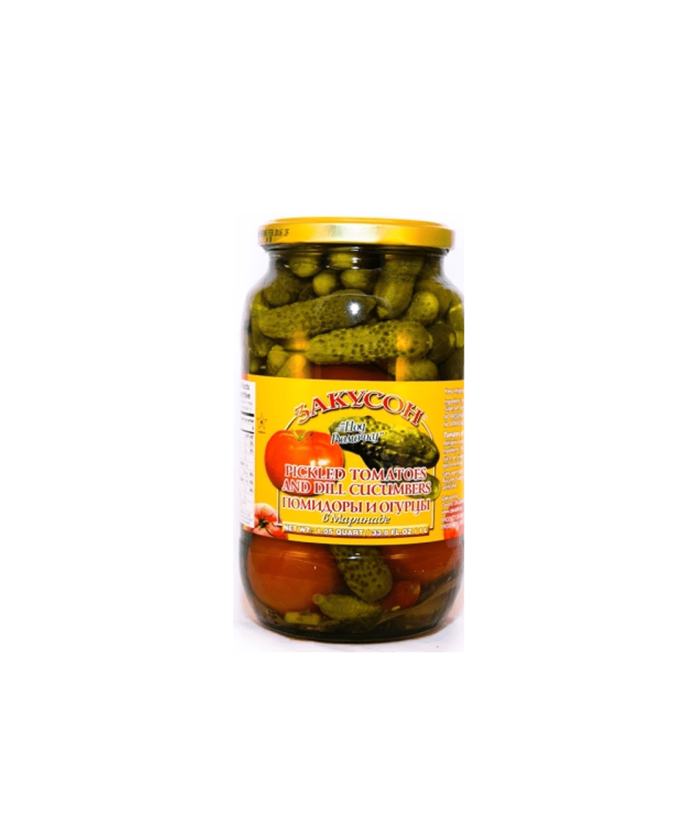 Zakuson Assorted Tomato & Pickles 33.8Oz - Gourmet Selection Of ...
