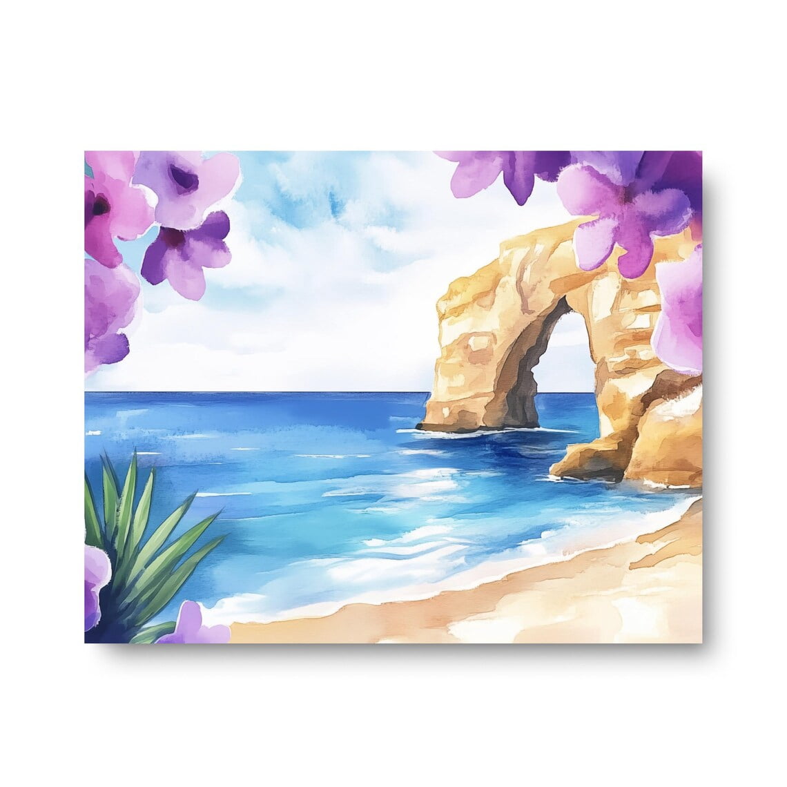 Zakynthos Greece Print, Ionian Sea Arch Wall Art, Greek Island Coastal ...