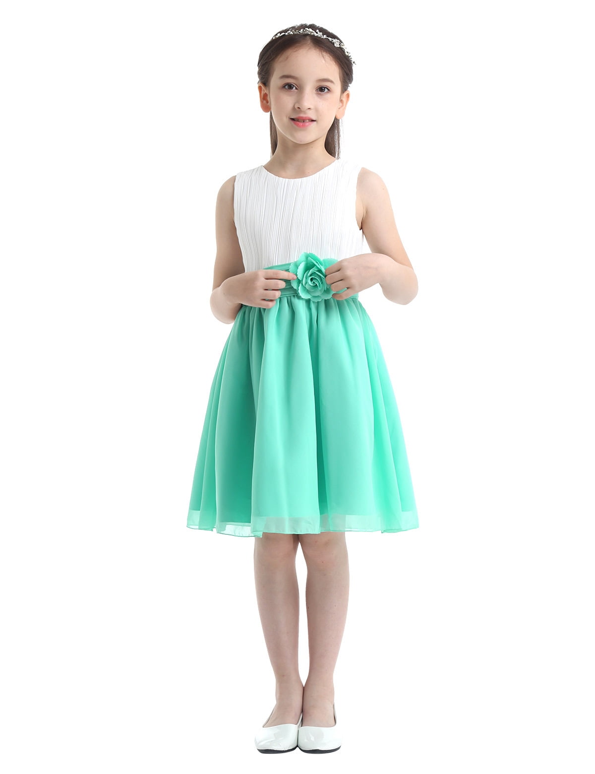 Zaldita Flower Girls Wedding Bridesmaid Dress Kids Evening Elegant ...