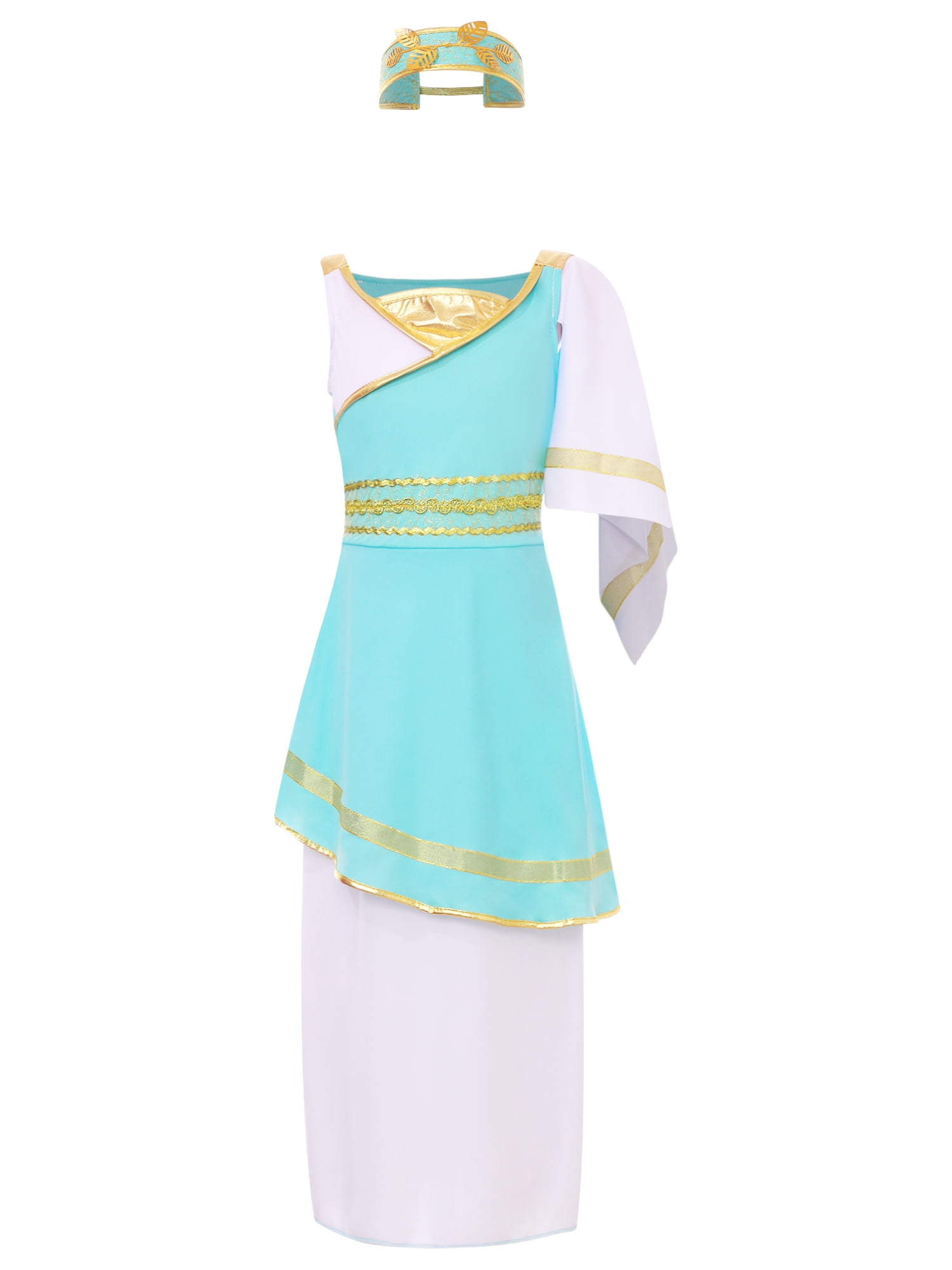 Zaldita Girls Ancient Greek Grecian Princess Dress Grecian Toga Costume ...