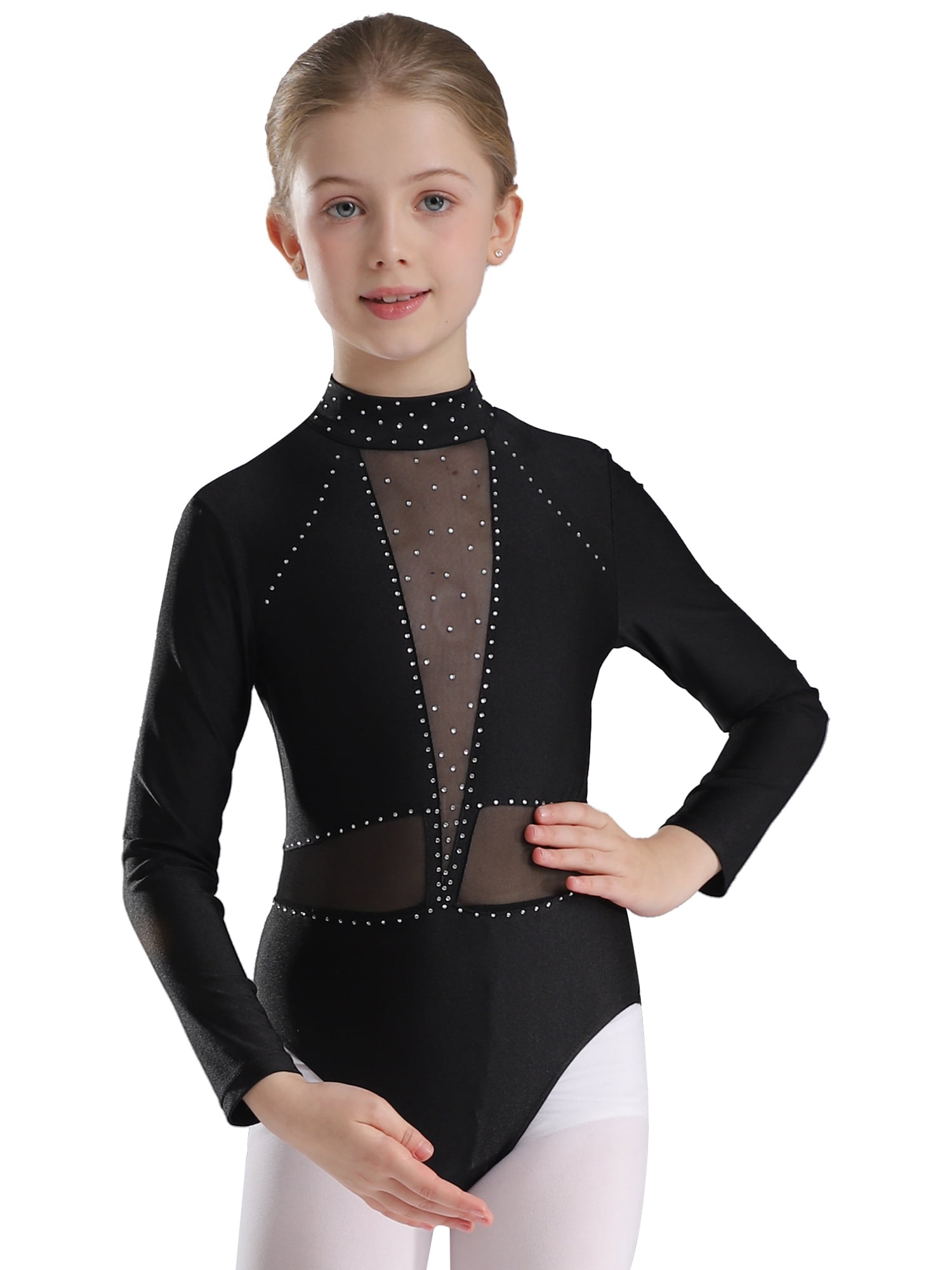 Zaldita Girls Gymnastics Figure Ice Skating Dance Leotard Shiny ...