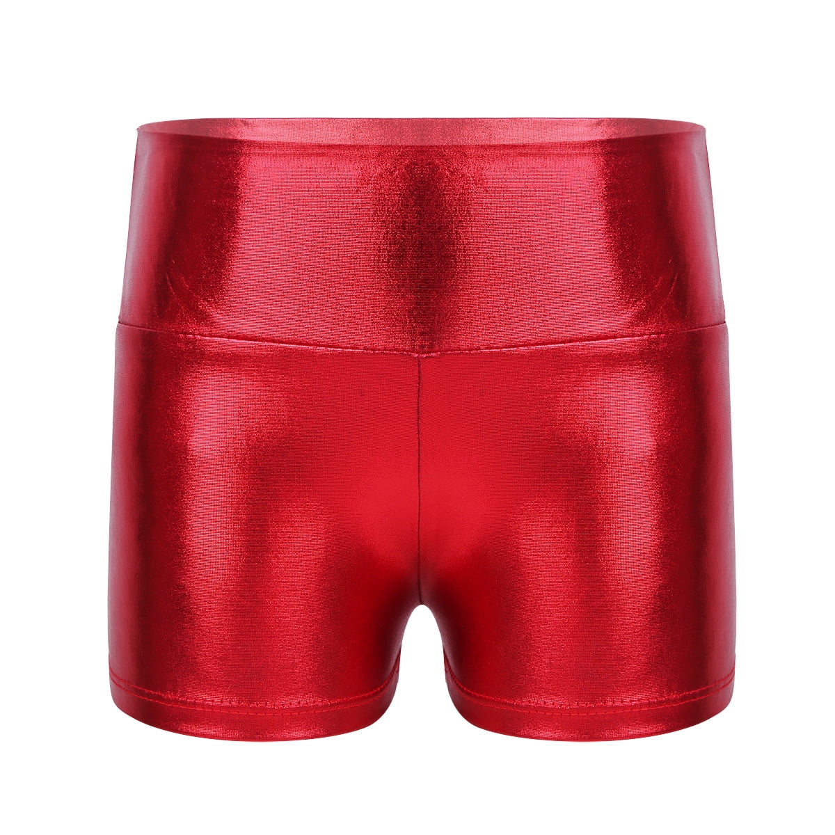 Zaldita Girls Shiny Metallic Dance Shorts Ballet Yoga Booty Shorts ...