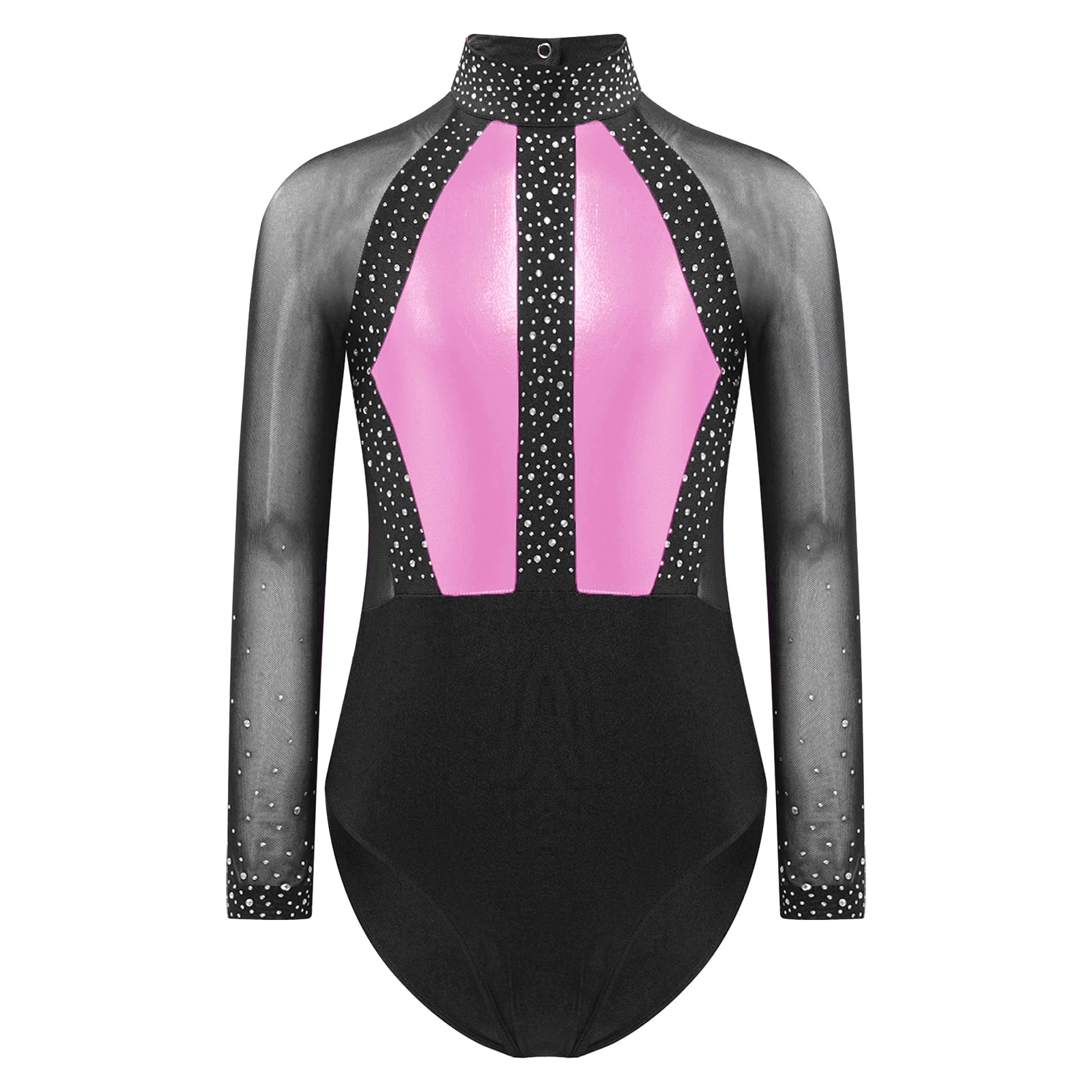 Zaldita Girls Shiny Rhinestone Leotards for Gymnastics Outfits Sparkle ...