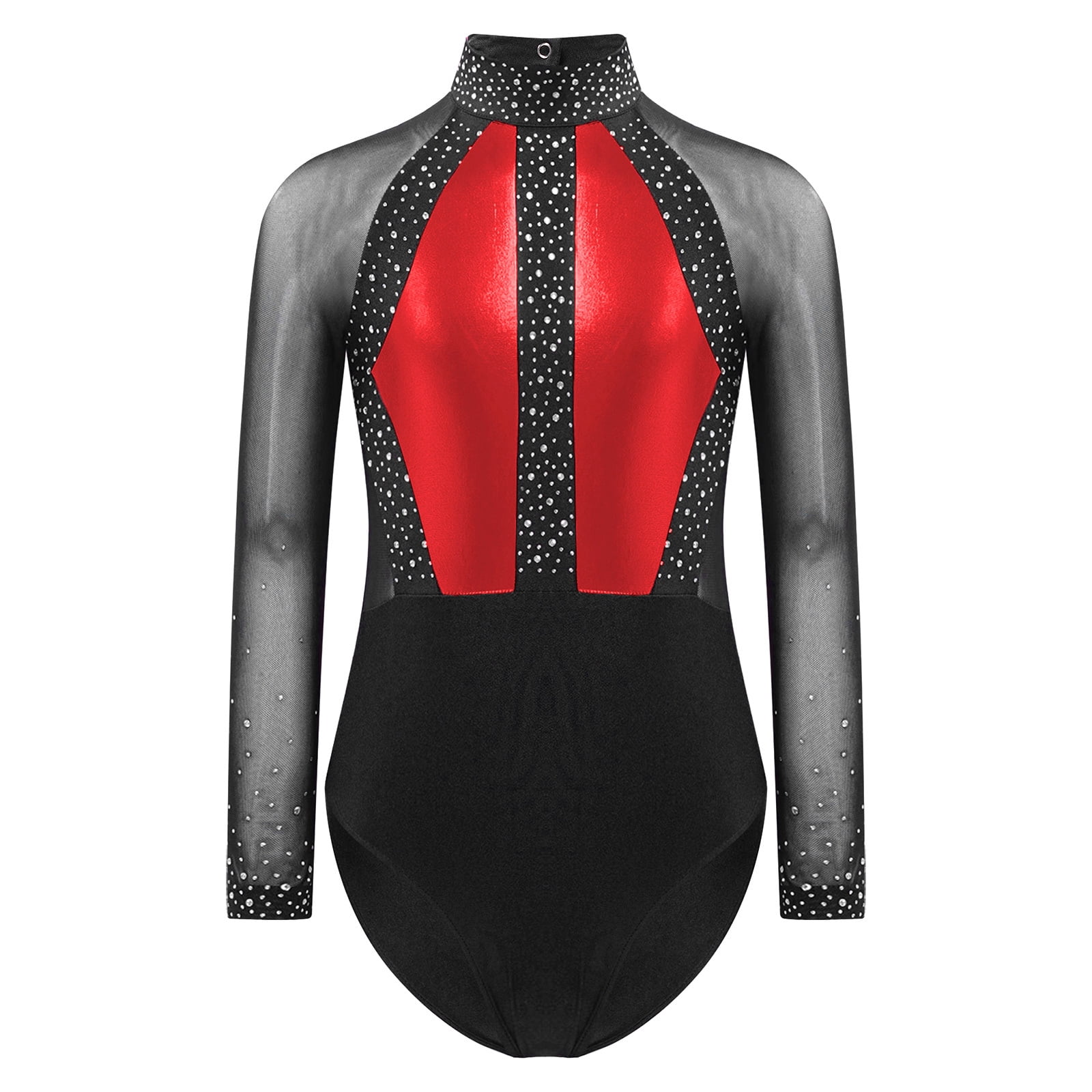 Zaldita Girls Shiny Rhinestone Leotards for Gymnastics Outfits Sparkle ...