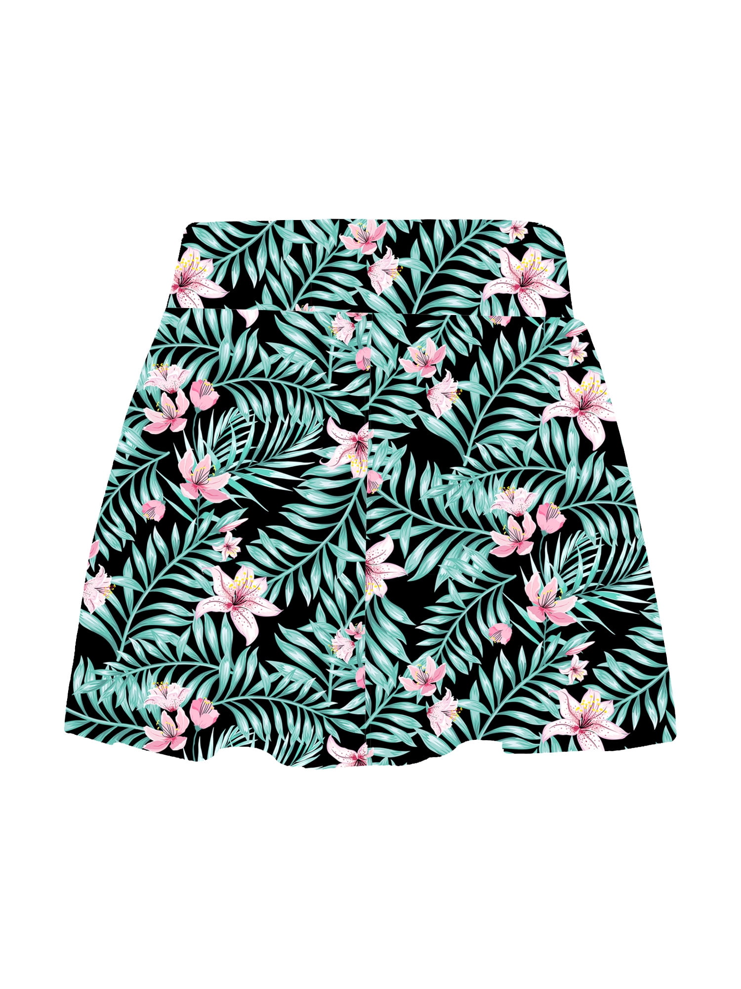 Zaldita Girls Swim Skirts Cute Elastic Print Swim Bottoms for Bathing ...