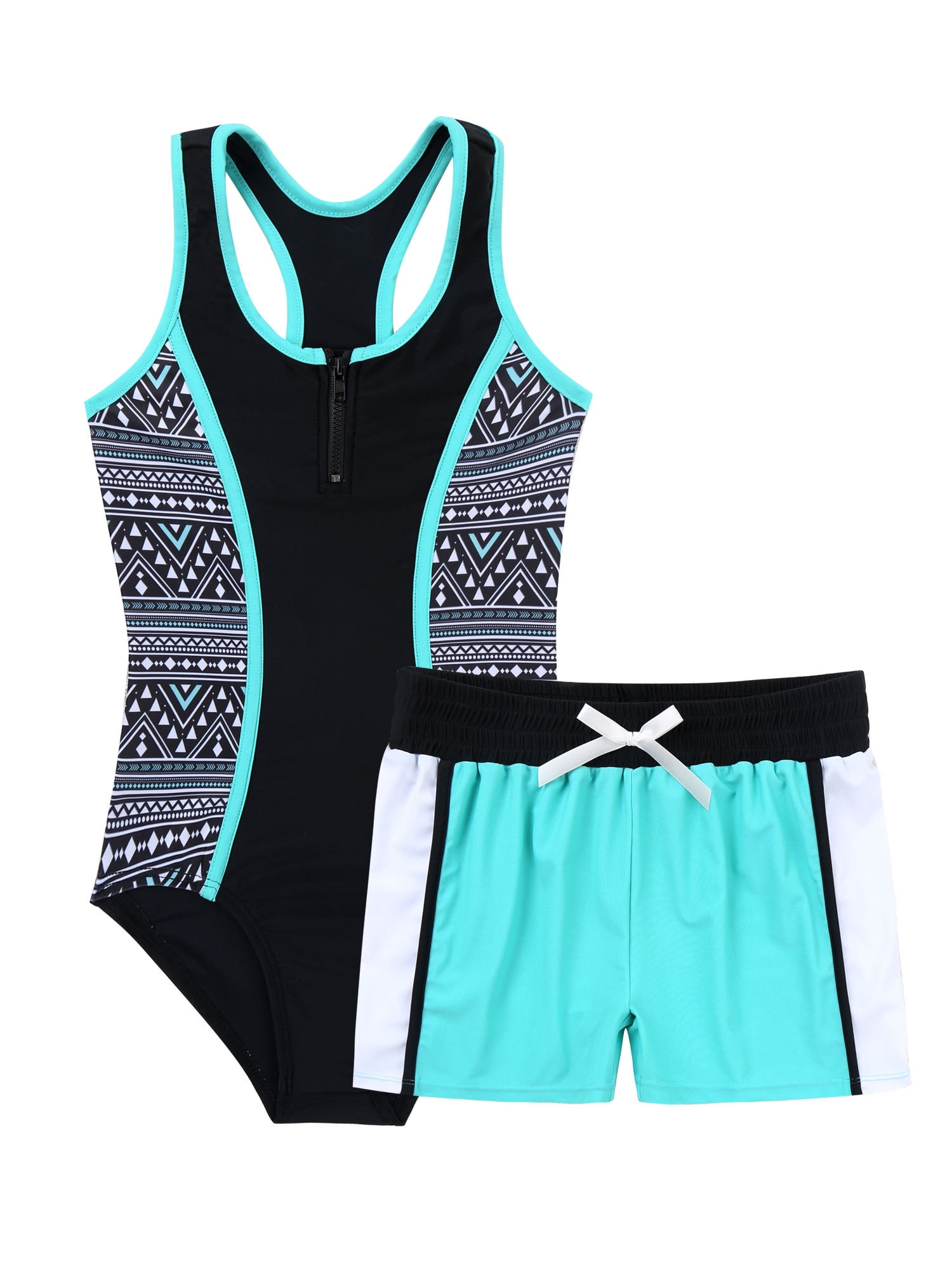 Zaldita Girls Swimsuit One Piece Swimming Suit for Practice and ...