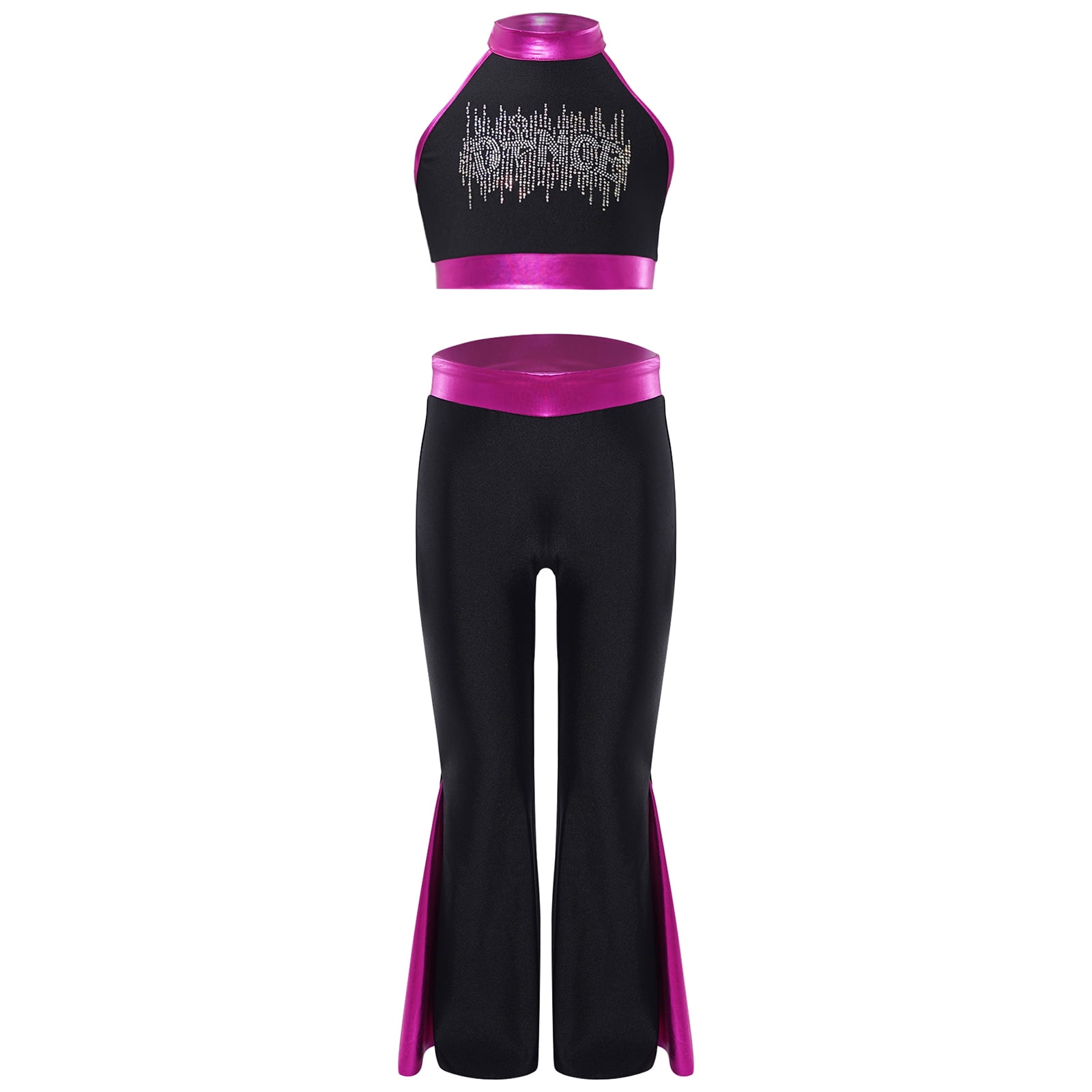 Zaldita Kid Girls Hip Hop Dance Outfits Street Dance Costume Halter ...