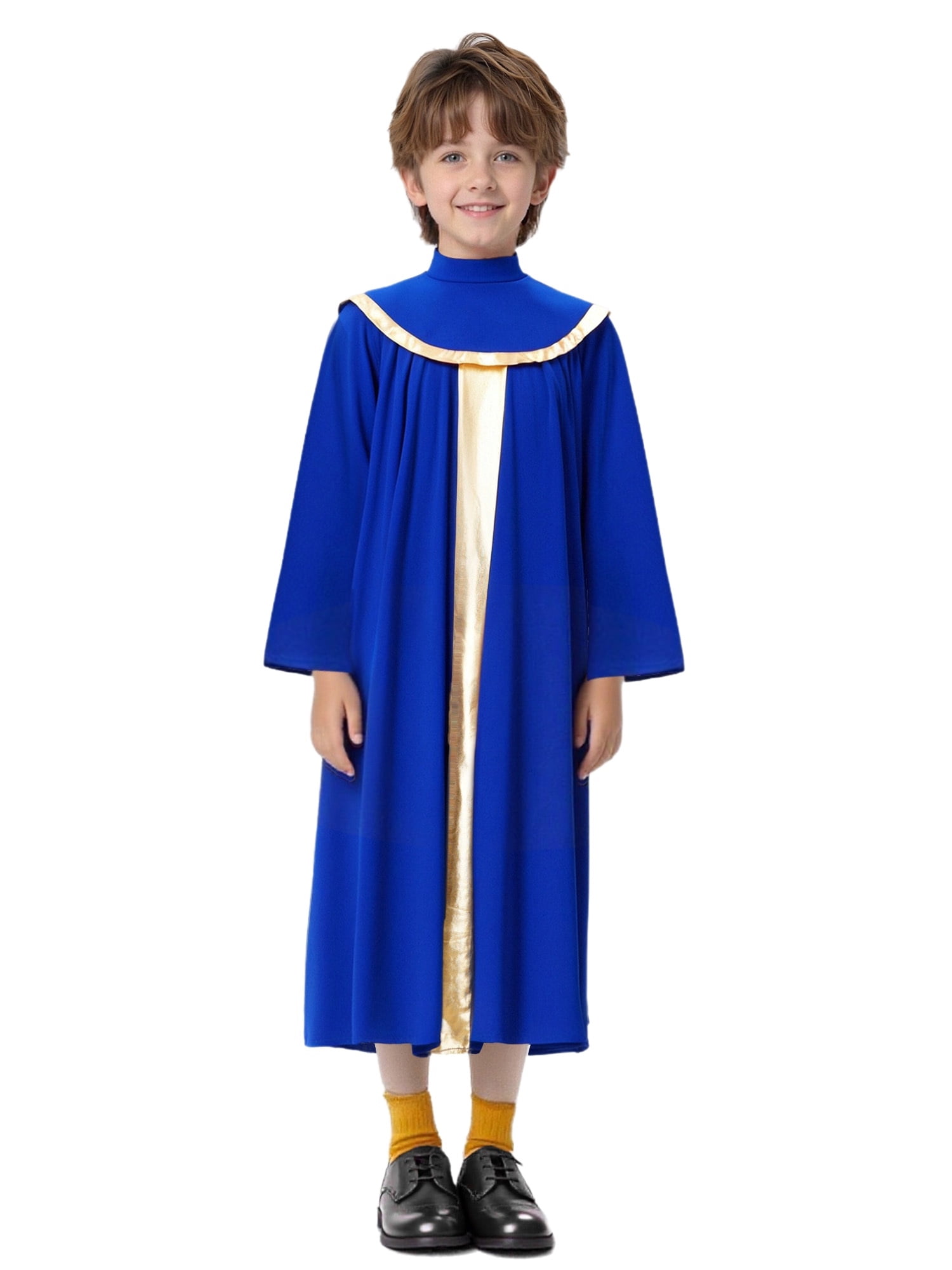 Zaldita Kids Boys Girls Church Choir Robe Graduation Gown Long Sleeve ...