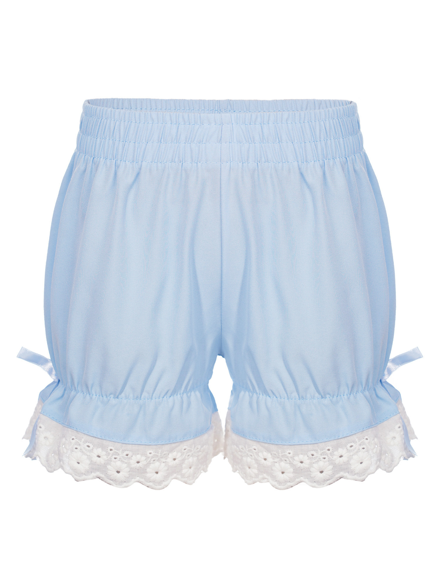 Zaldita Kids Girls Cotton Lace Up Shorts Safety Pants Bottom Ruffled ...