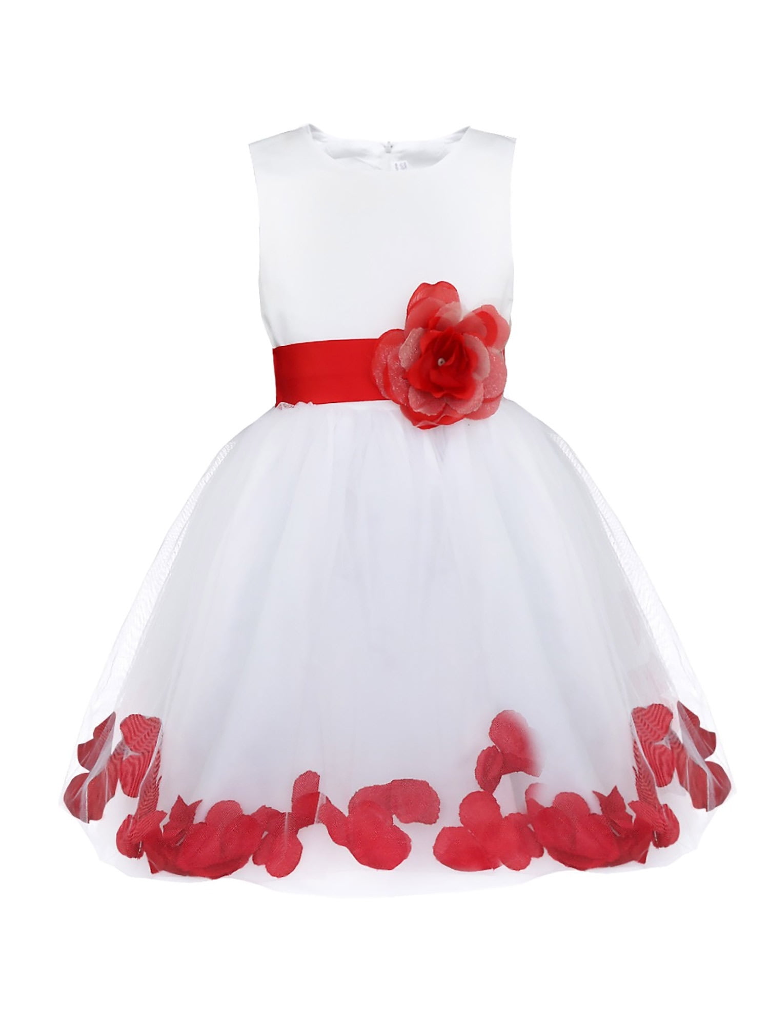 Zaldita Kids Toddler Girls Flower Dress Wedding Pageant Birthday Party ...