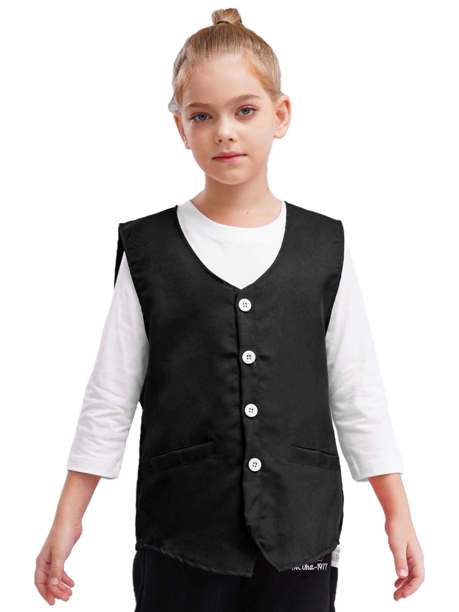 Zaldita Kids Volunteer Activities Outdoor Vest Button Up Waistcoat Boys ...