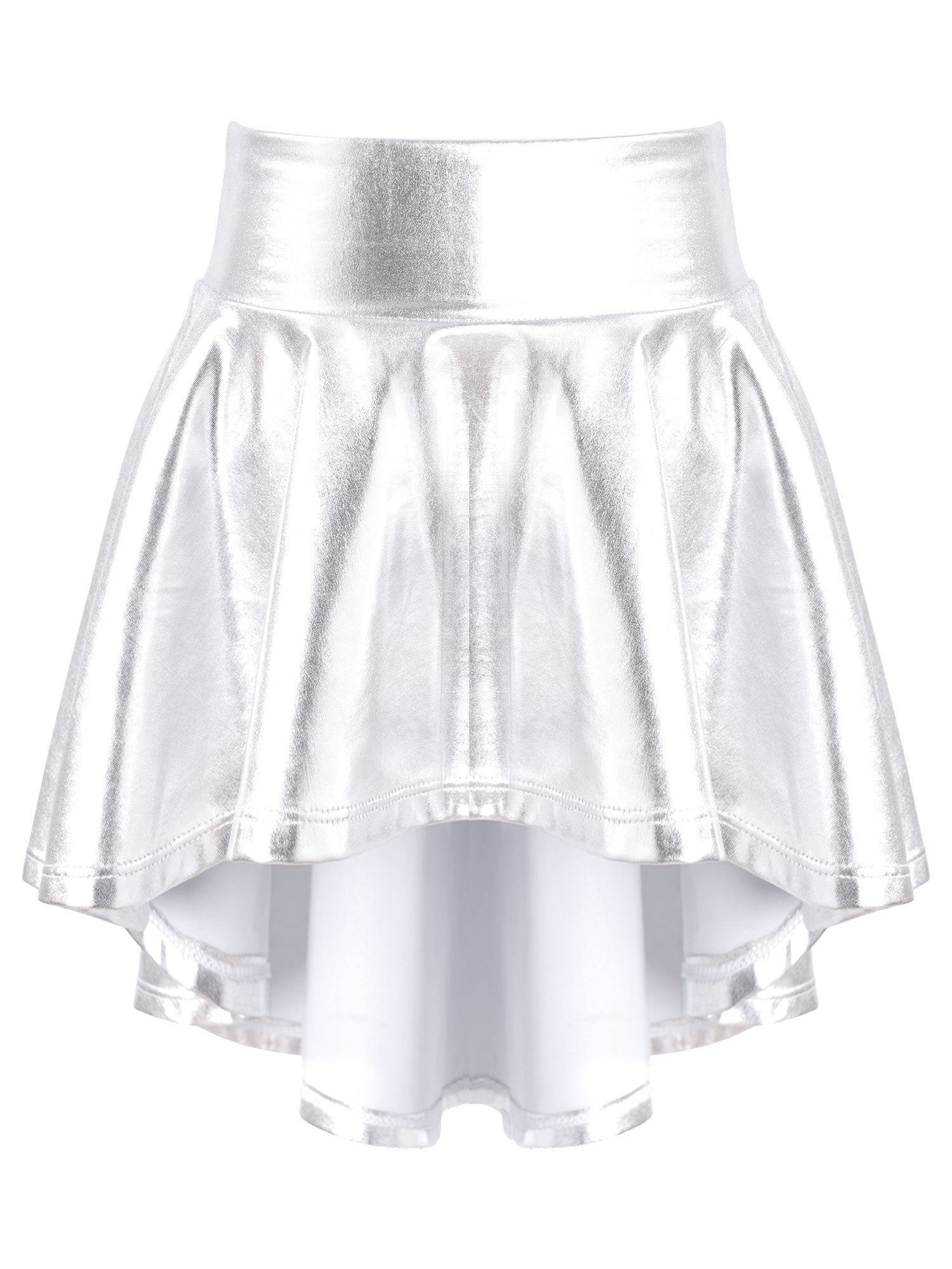 Zaldita Little Girls High Waist Bronzing Dance Skirts for Kids Ballroom ...