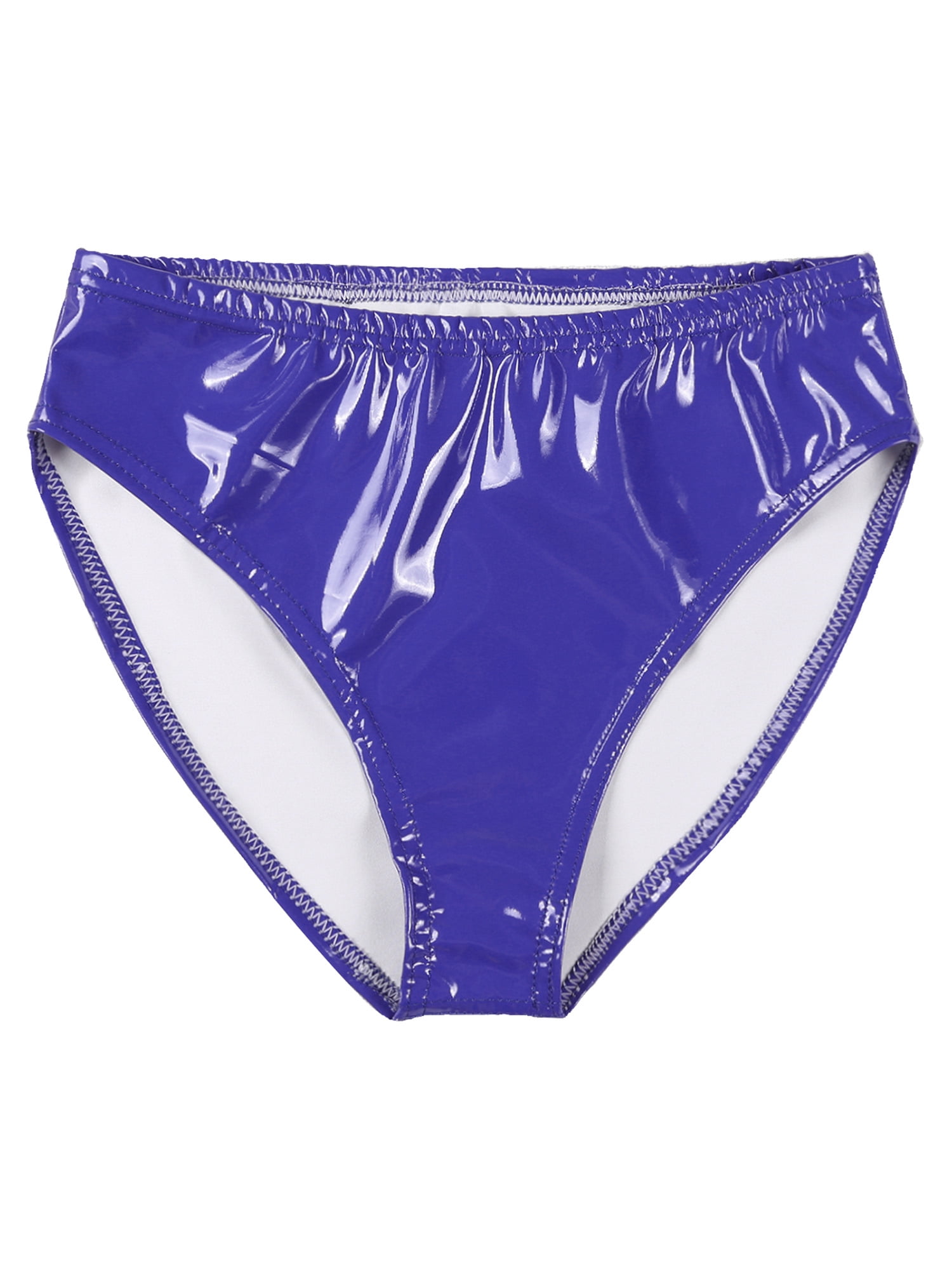 Zaldita Men's Faux Leather Briefs Metallic Novelty G-String Thong ...