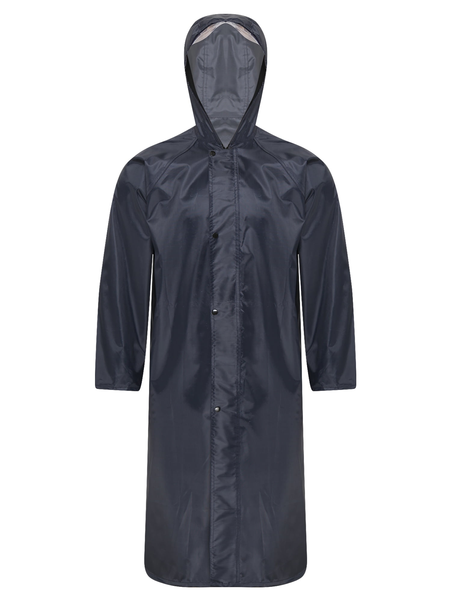 Zaldita Men's Long Hooded Raincoat Safety Waterproof Emergency Rain ...