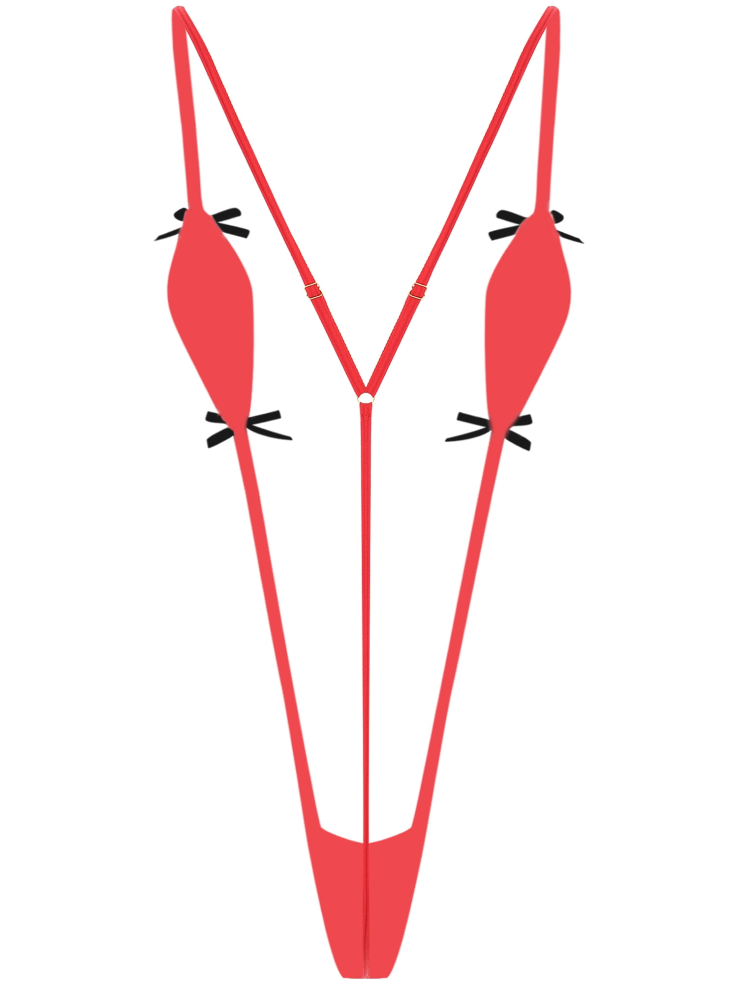 Zaldita One Piece Bikini for Women Backless Cutout Monokini Halter ...