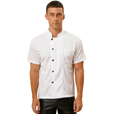 Red Kap Gripper-Front Spun Polyester Butcher Coat - Walmart.com