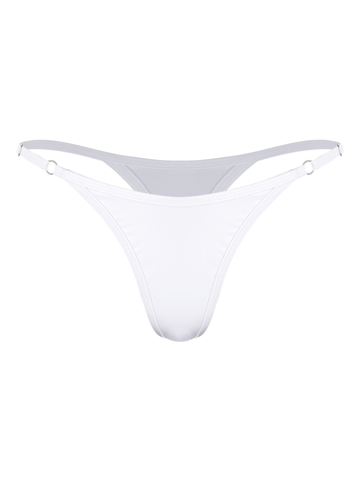 Zaldita Women Low Rise Thong G-String Holographic Shiny Metallic ...