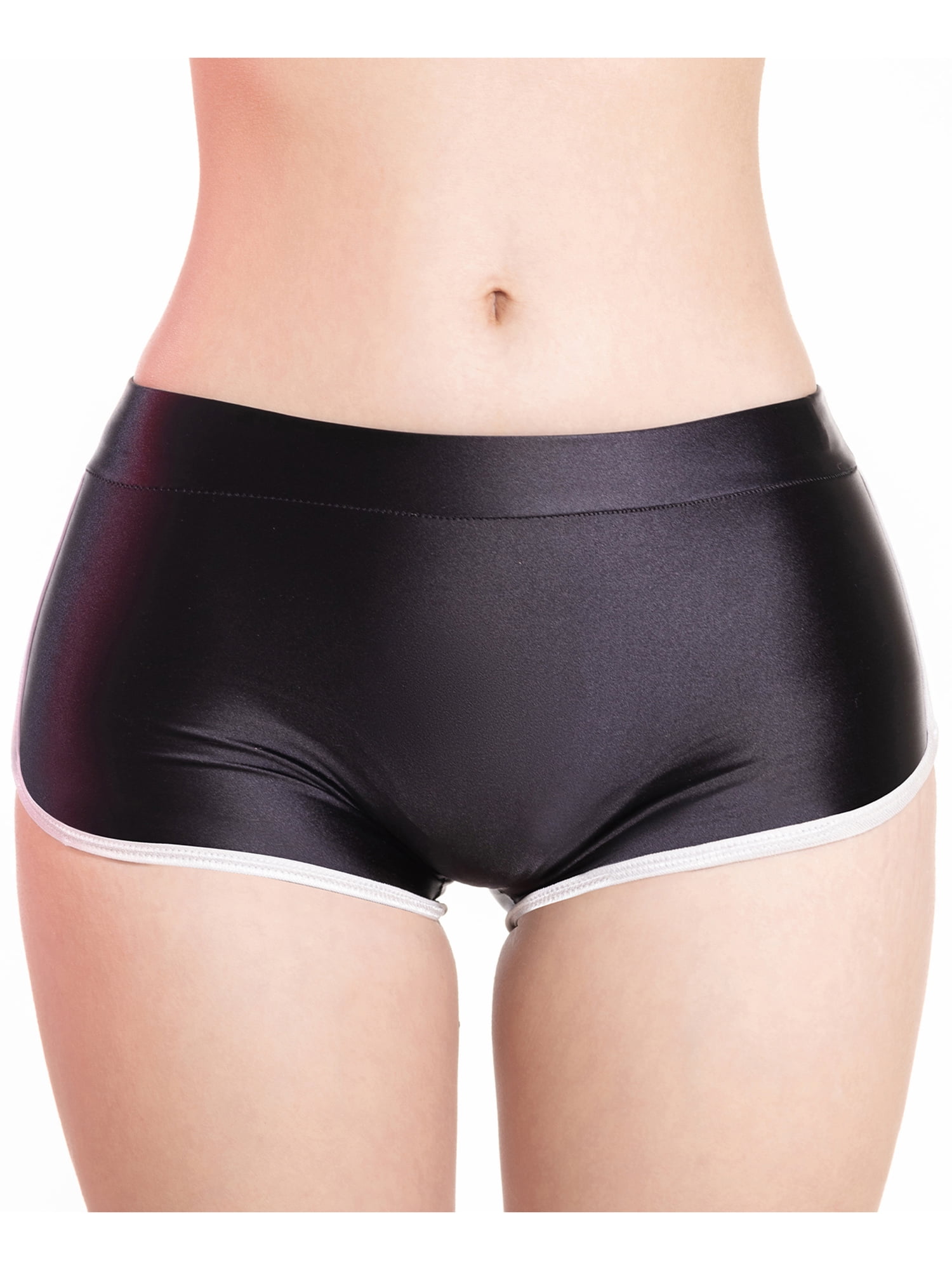 Zaldita Women Silky Glossy Boxers Shorts Biker Shiny Workout Fitness ...
