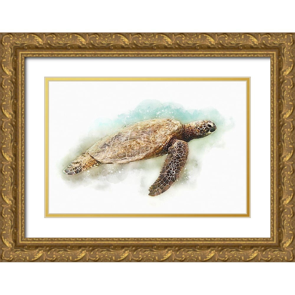 Zalewski, Christine 32x23 Gold Ornate Wood Framed with Double Matting ...