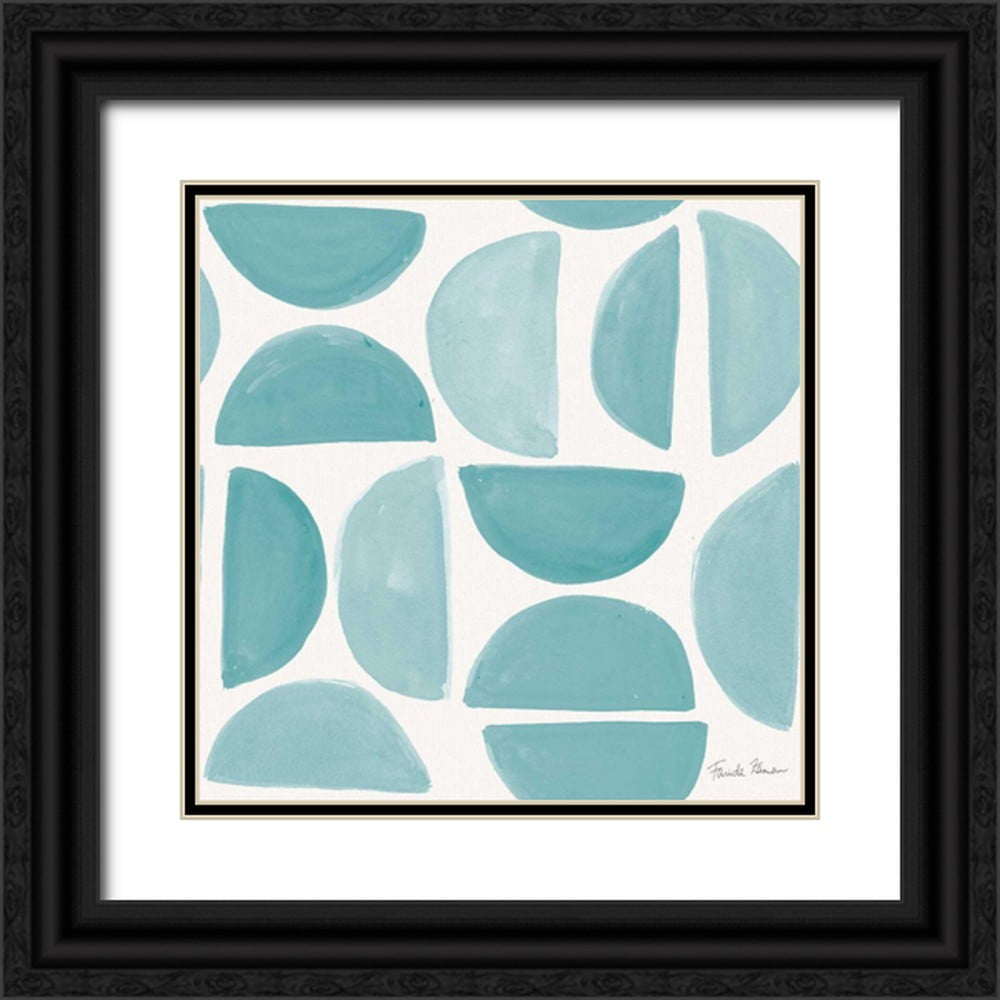 Zaman, Farida 12x12 Black Ornate Wood Framed with Double Matting Museum ...