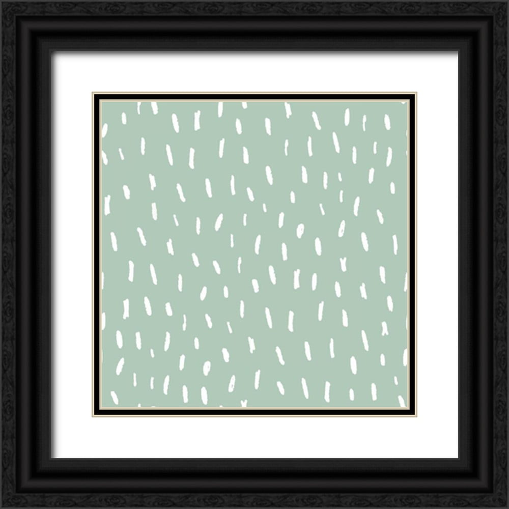 Zaman, Farida 12x12 Black Ornate Wood Framed with Double Matting Museum ...