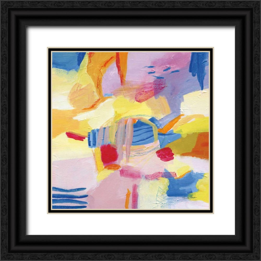 Zaman, Farida 12x12 Black Ornate Wood Framed with Double Matting Museum ...